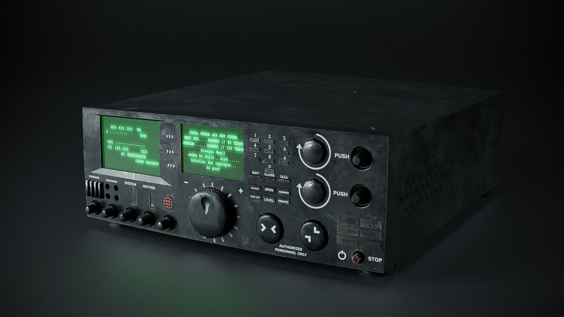 3D model Radio with octane render scene VR / AR / low-poly | CGTrader