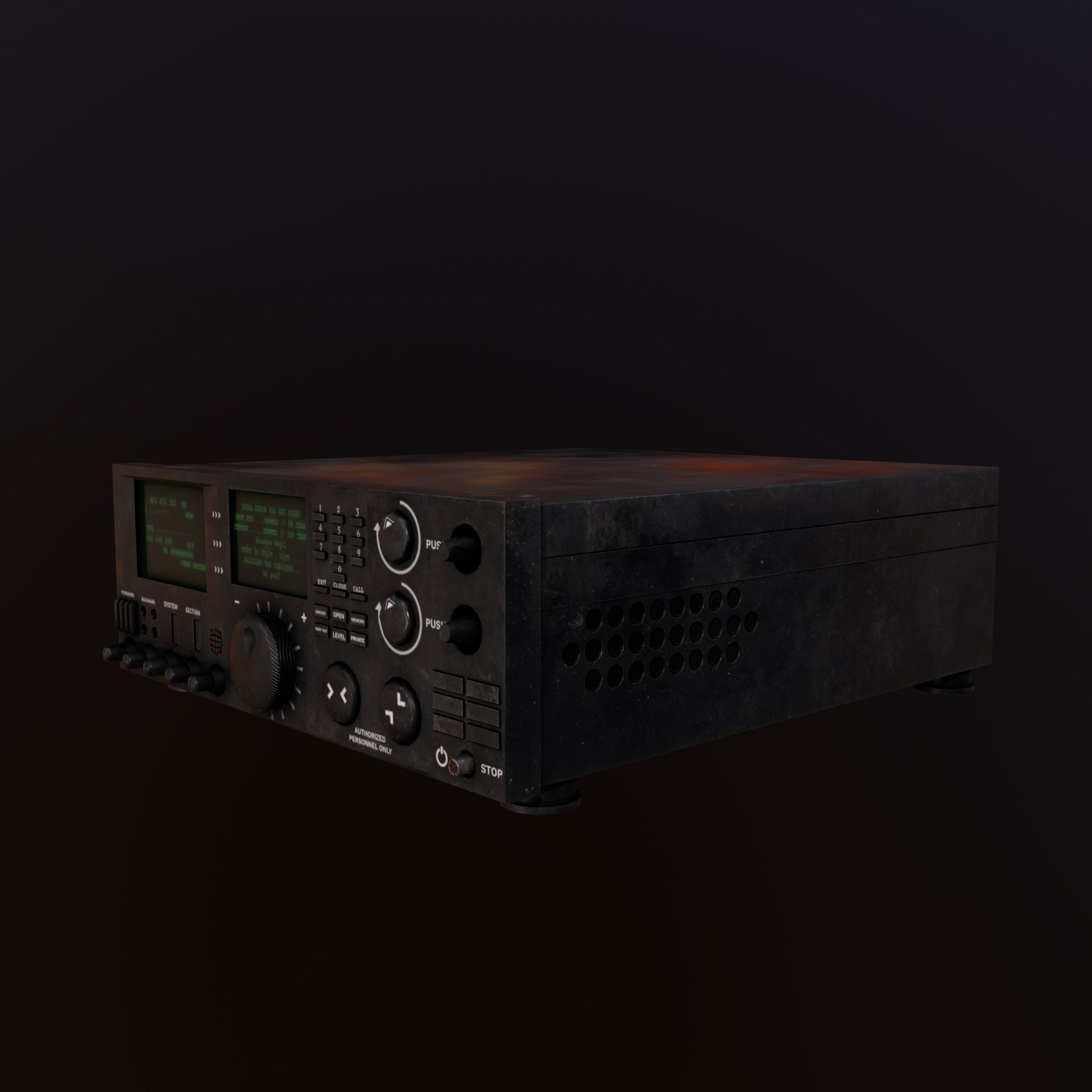 3D model Radio with octane render scene VR / AR / low-poly | CGTrader