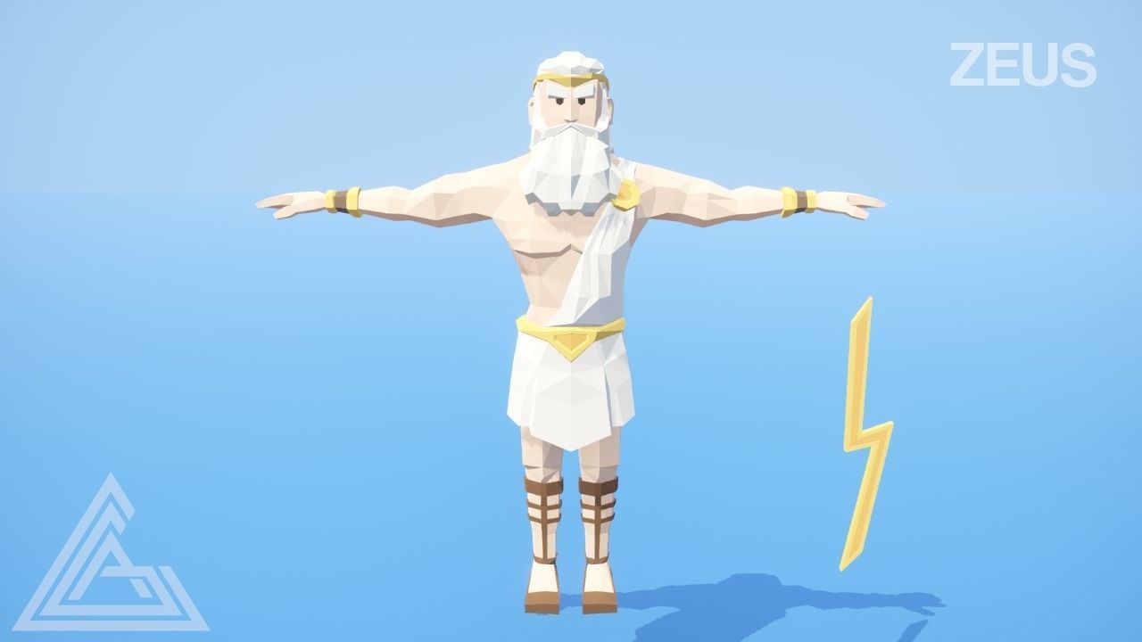 3D model LOWPOLY - Olympian Gods VR / AR / low-poly | CGTrader