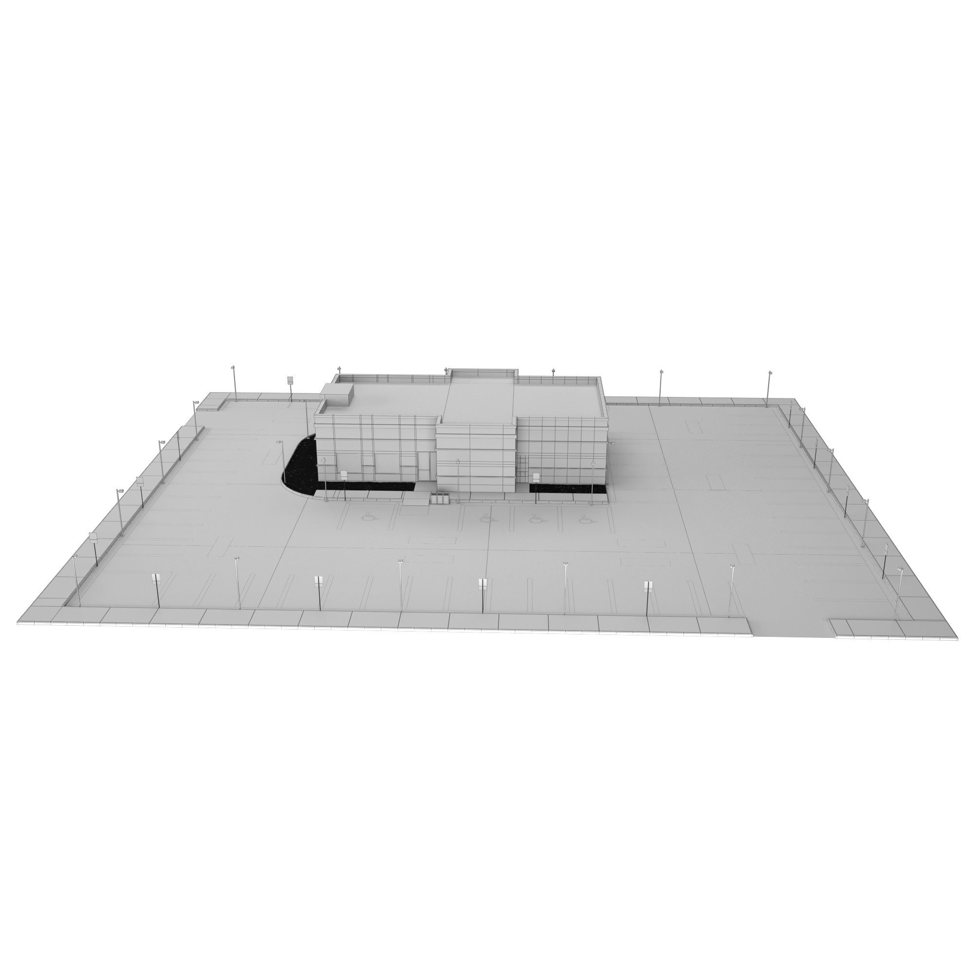 Car Parking 3D model | CGTrader