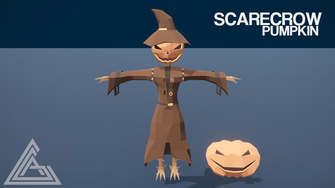 3D model LOWPOLY - Halloween Monsters VR / AR / low-poly | CGTrader