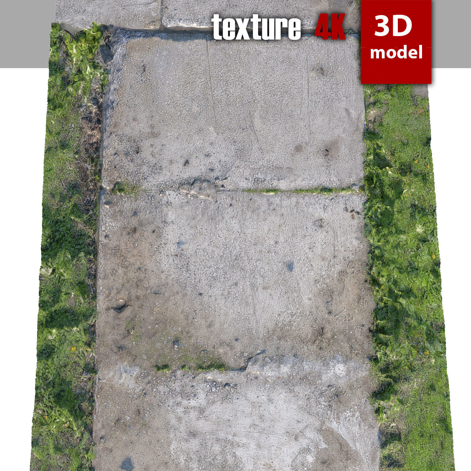 3D model 248 Concrete slabs VR / AR / low-poly | CGTrader