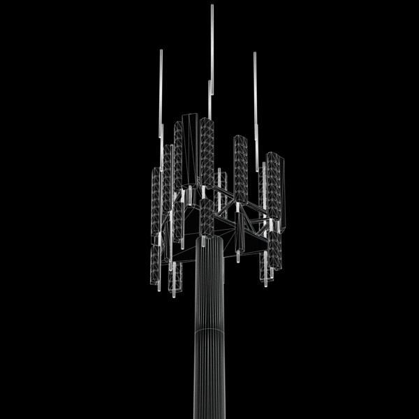 Cell Phone Tower 3D model | CGTrader