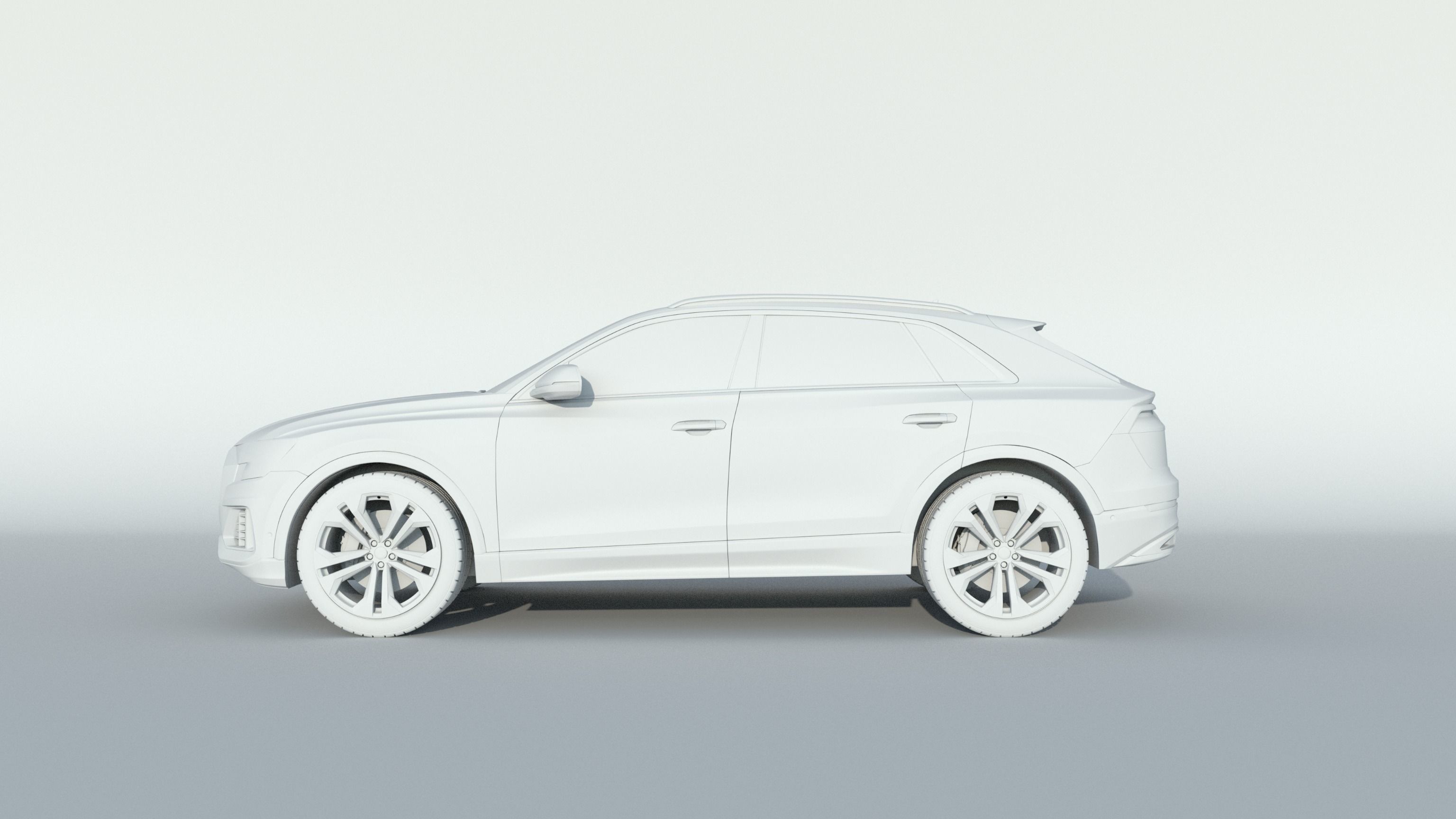3D model Audi Q8 2020 Unity Ready VR / AR / low-poly | CGTrader