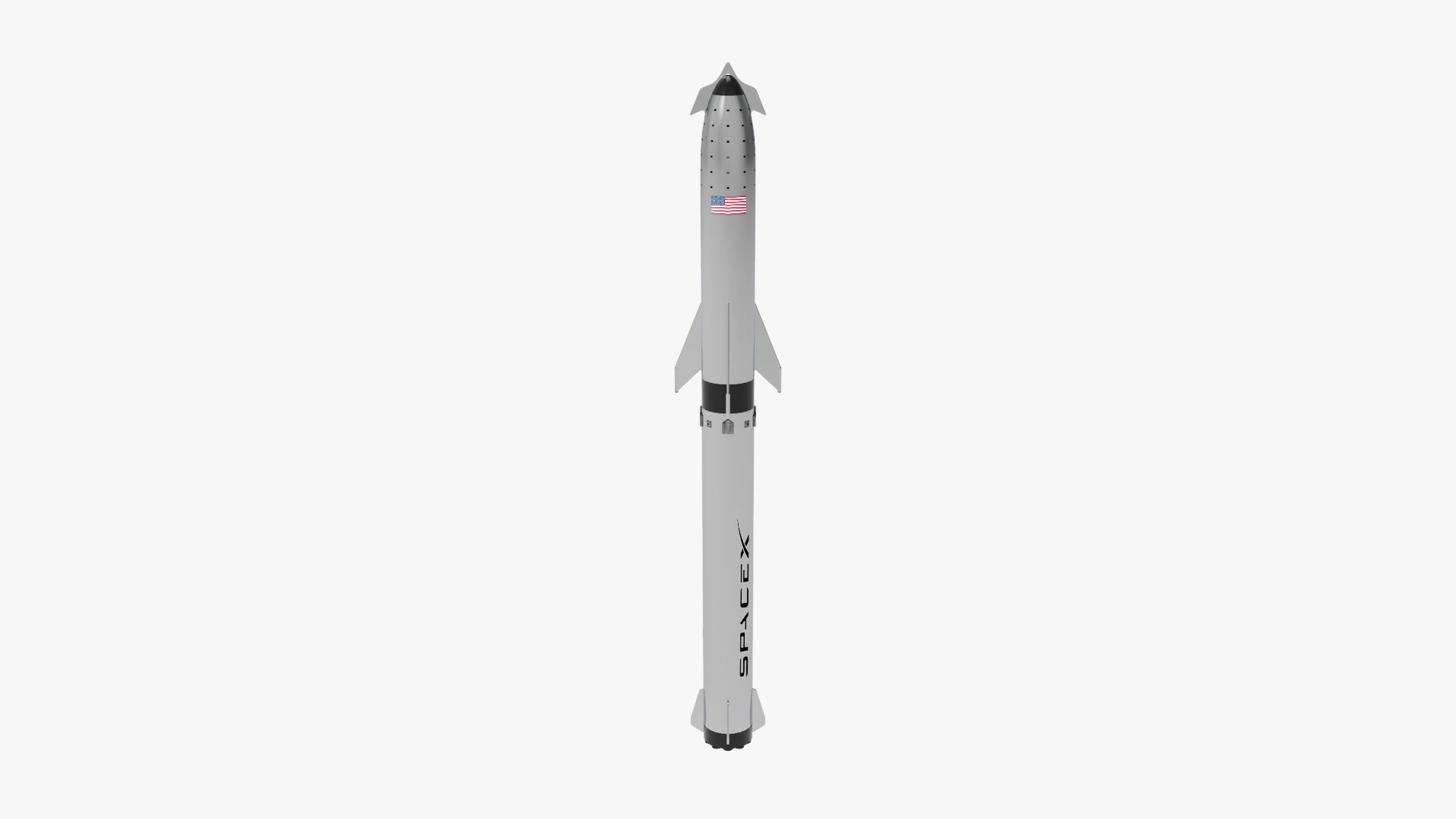 Spacex Starship 3D model | CGTrader