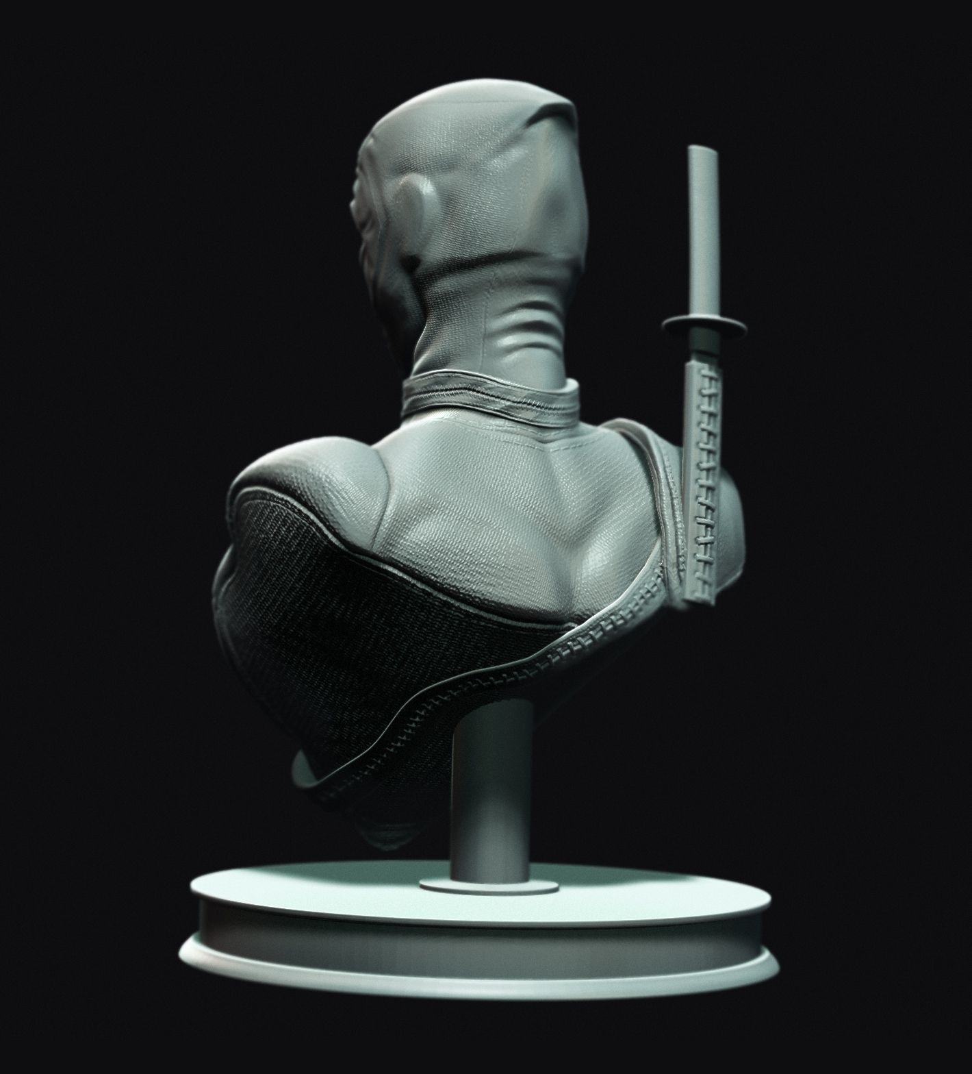 Deadpool Bust STL file for 3D Print 3D model 3D printable | CGTrader