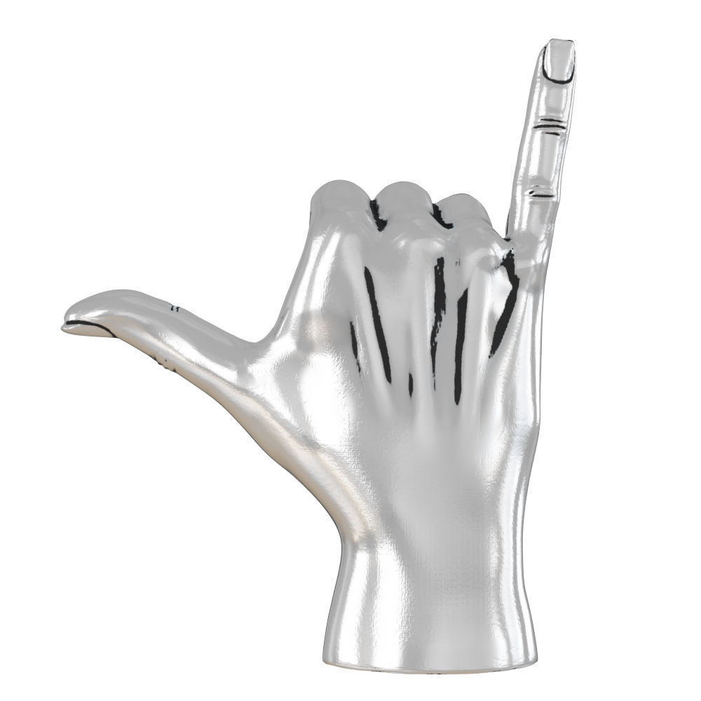 Hawaiian Hand Sign Figurine 3D model | CGTrader