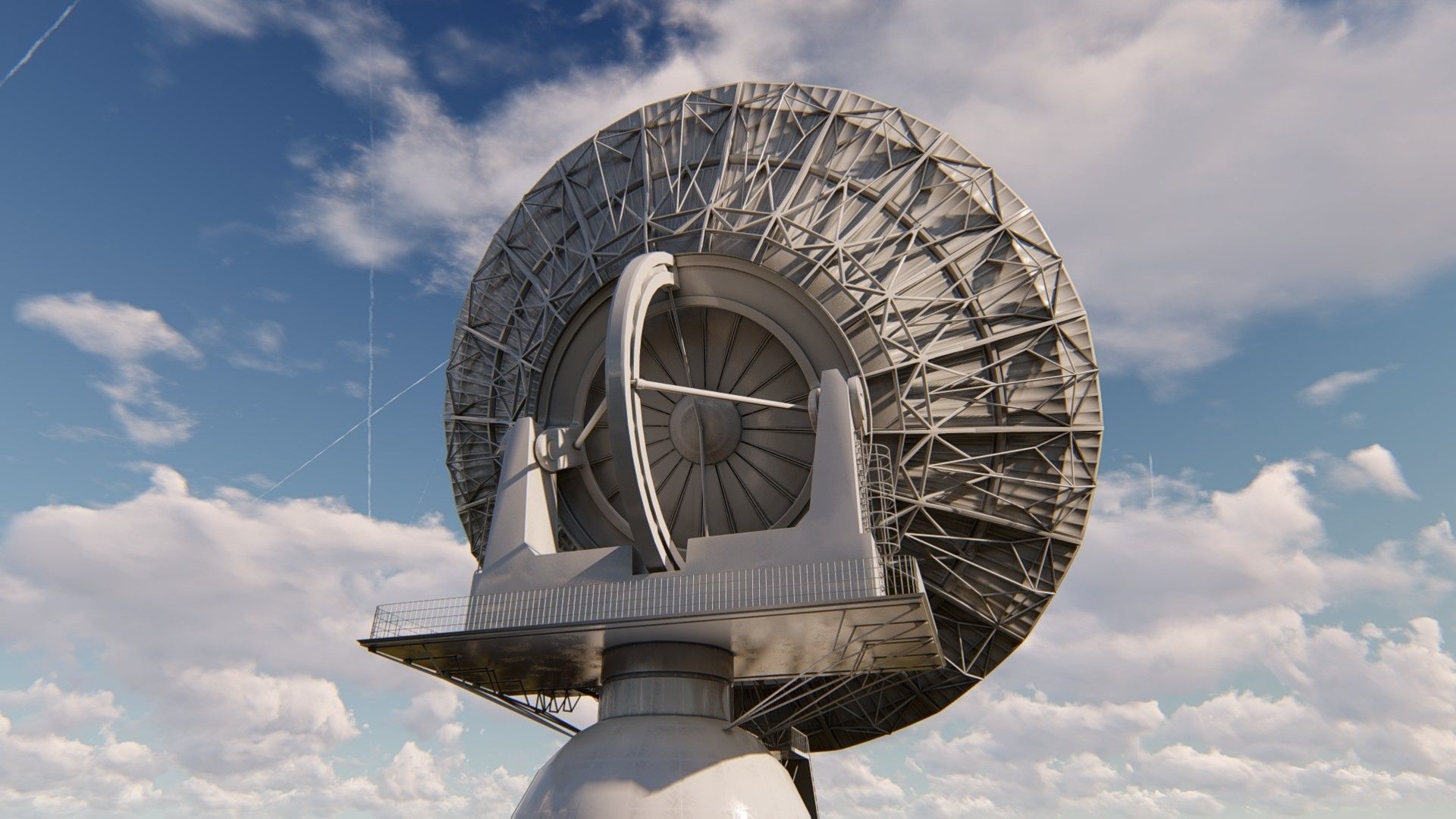 Satellite dish 3D model | CGTrader