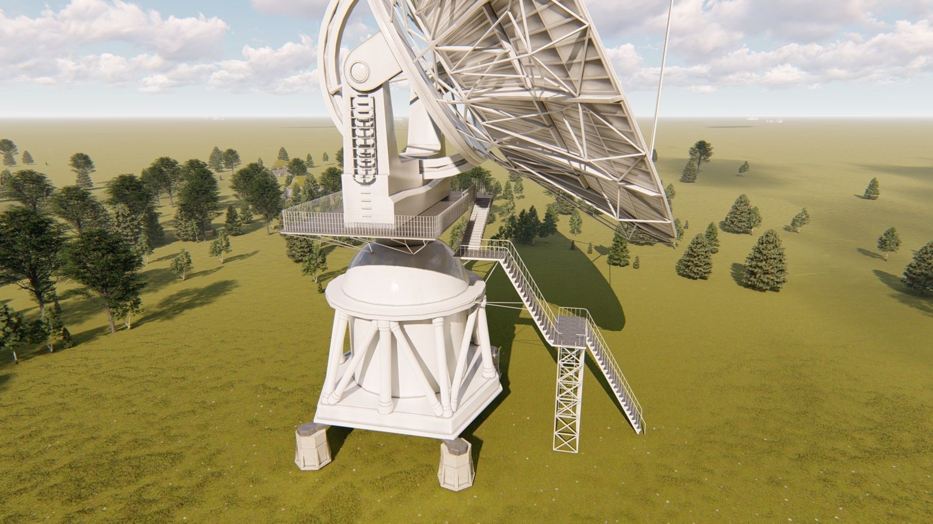 Satellite dish 3D model | CGTrader