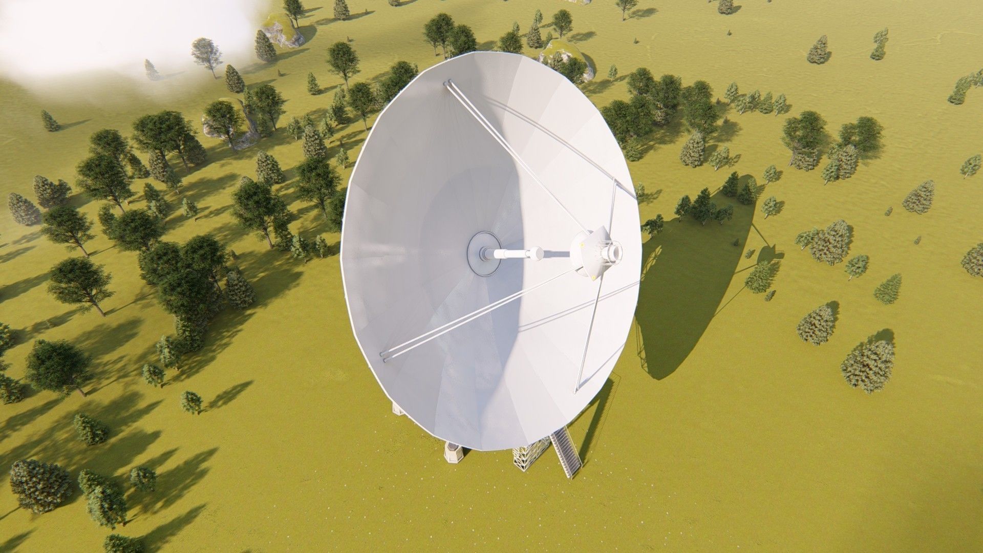 Satellite dish 3D model | CGTrader