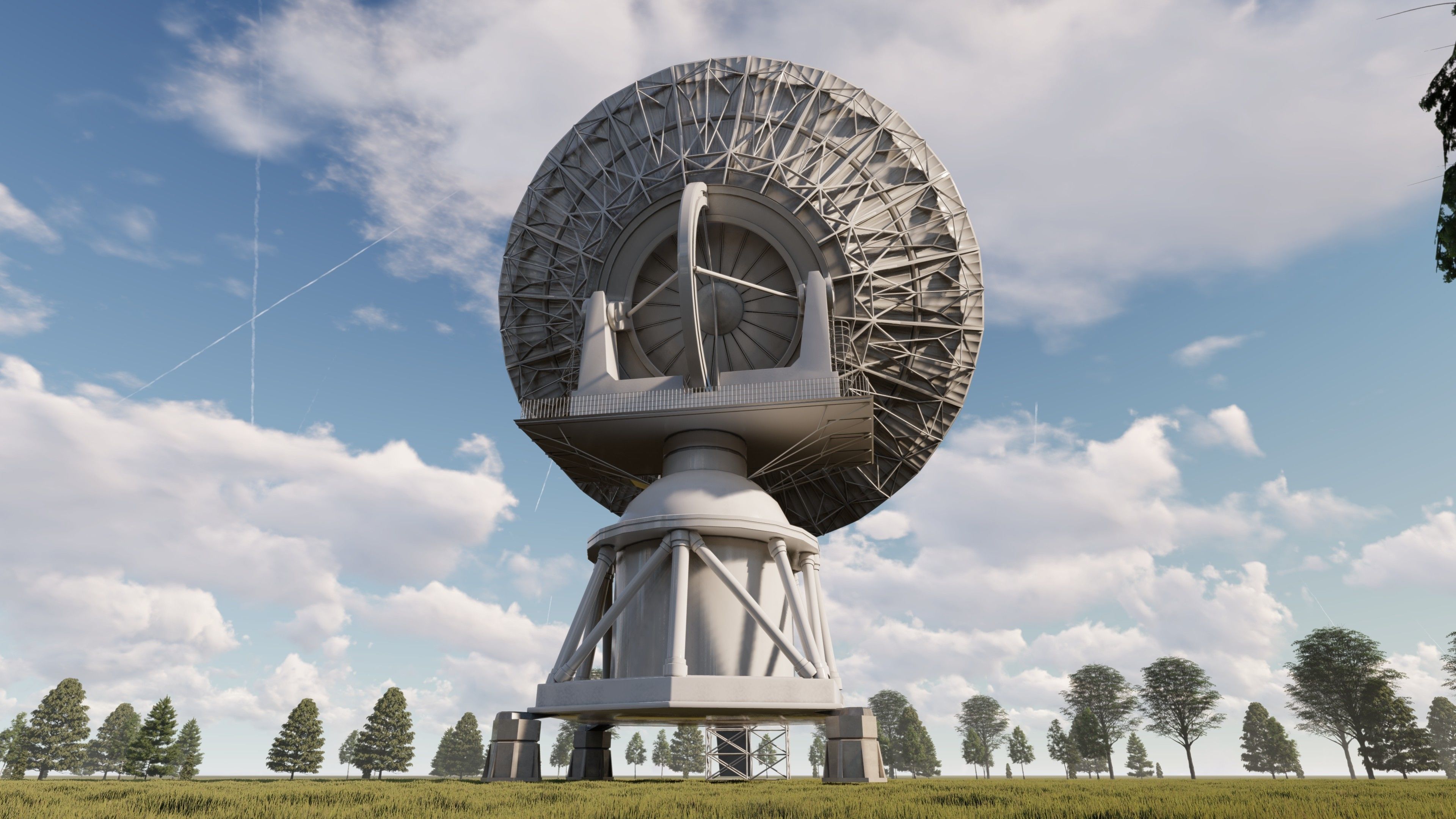 Satellite dish 3D model | CGTrader