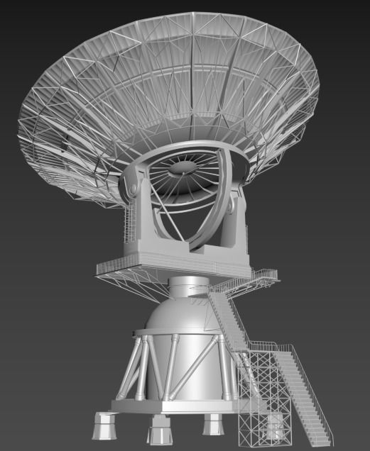 Satellite dish 3D model | CGTrader