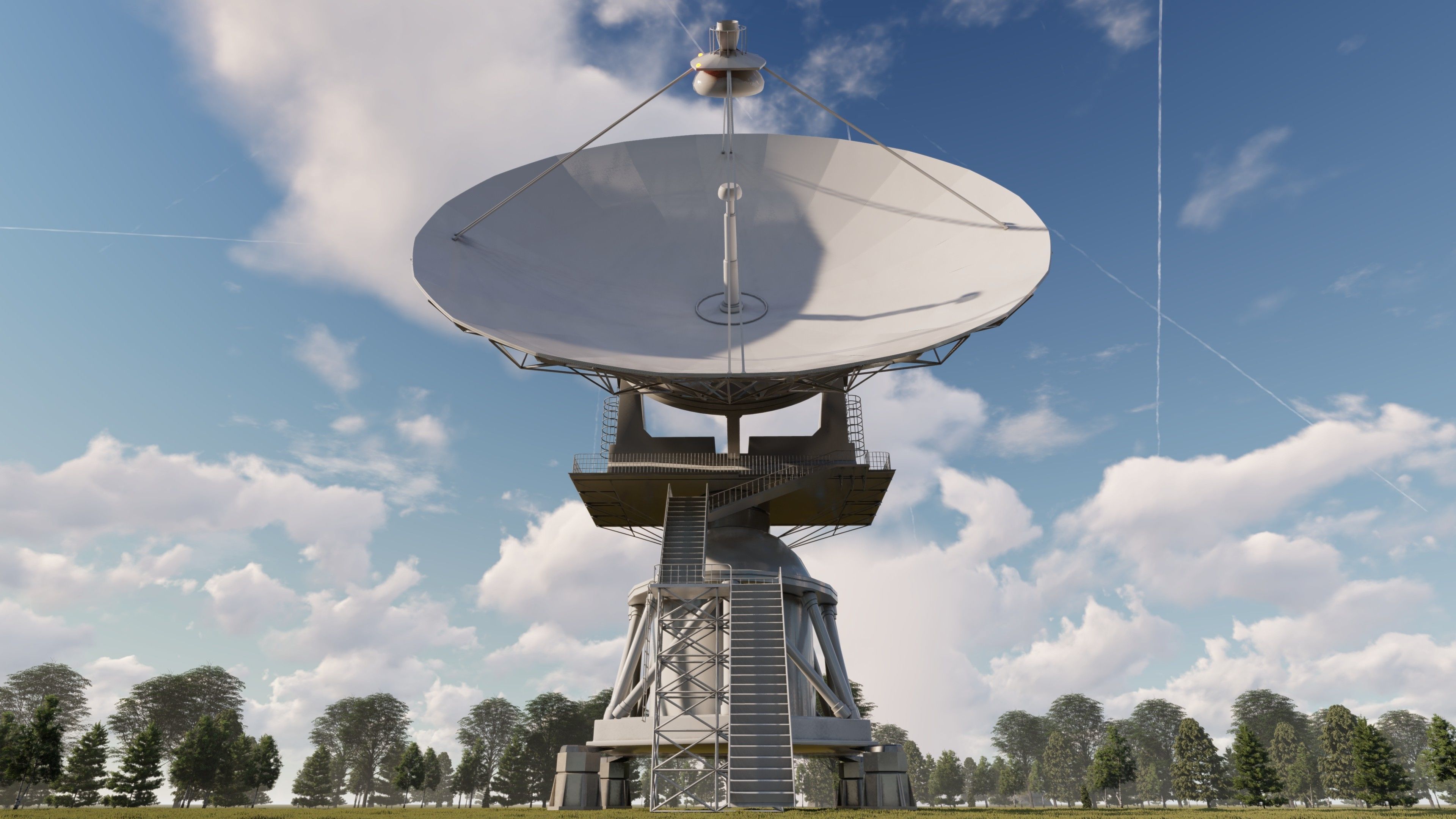 Satellite dish 3D model | CGTrader