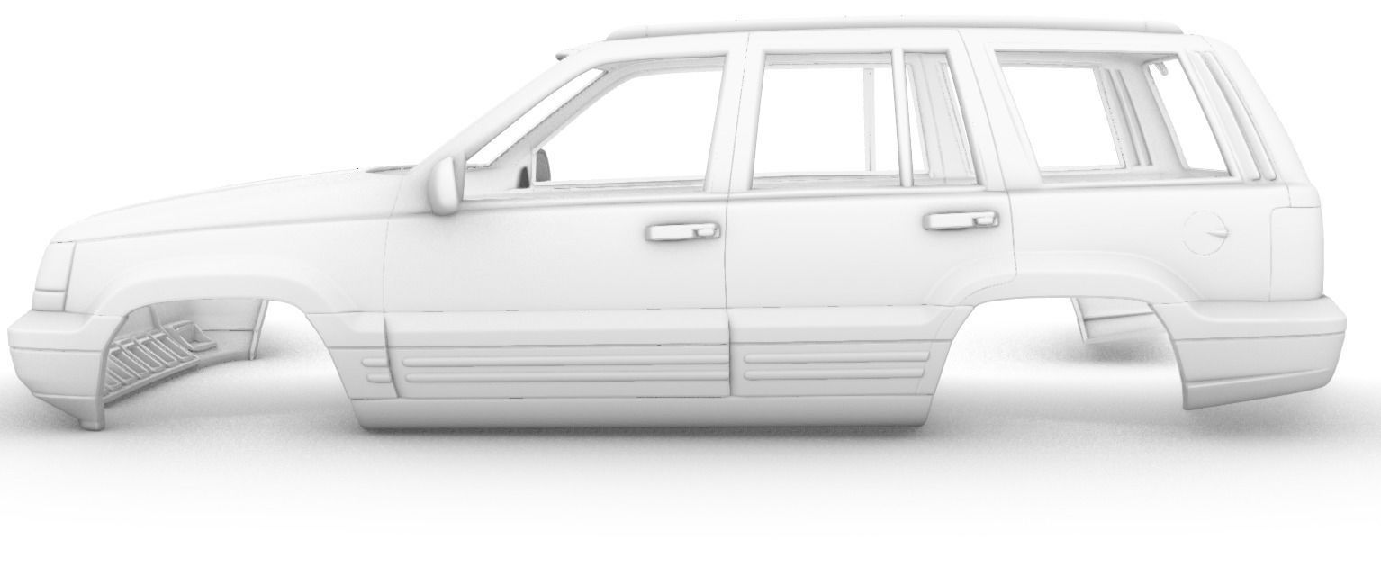 JEEP GRAND CHEROKEE ZJ 3D PRINT FILES 313MM 3D model 3D printable ...