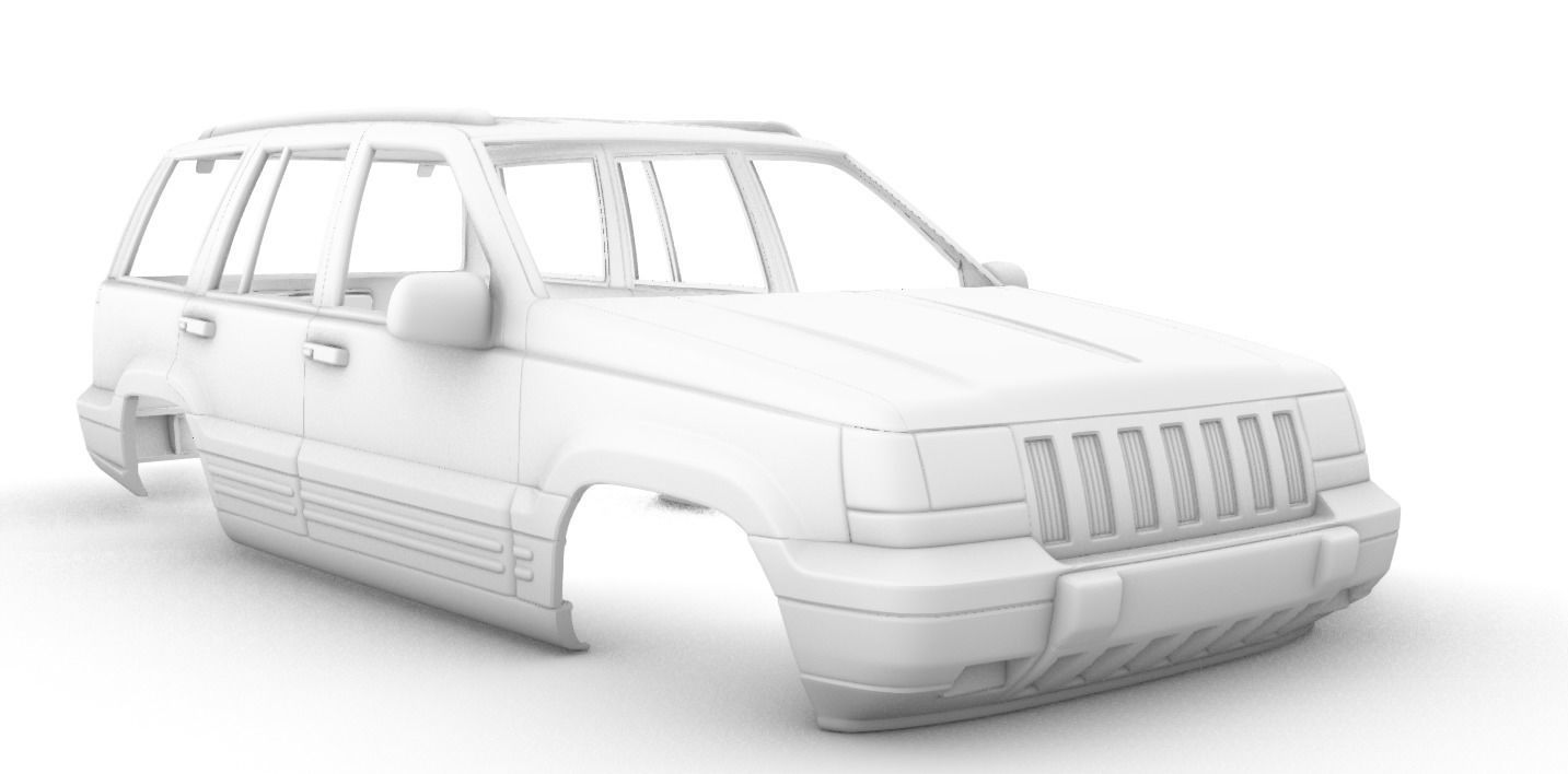 JEEP GRAND CHEROKEE ZJ 3D PRINT FILES 313MM 3D model 3D printable ...