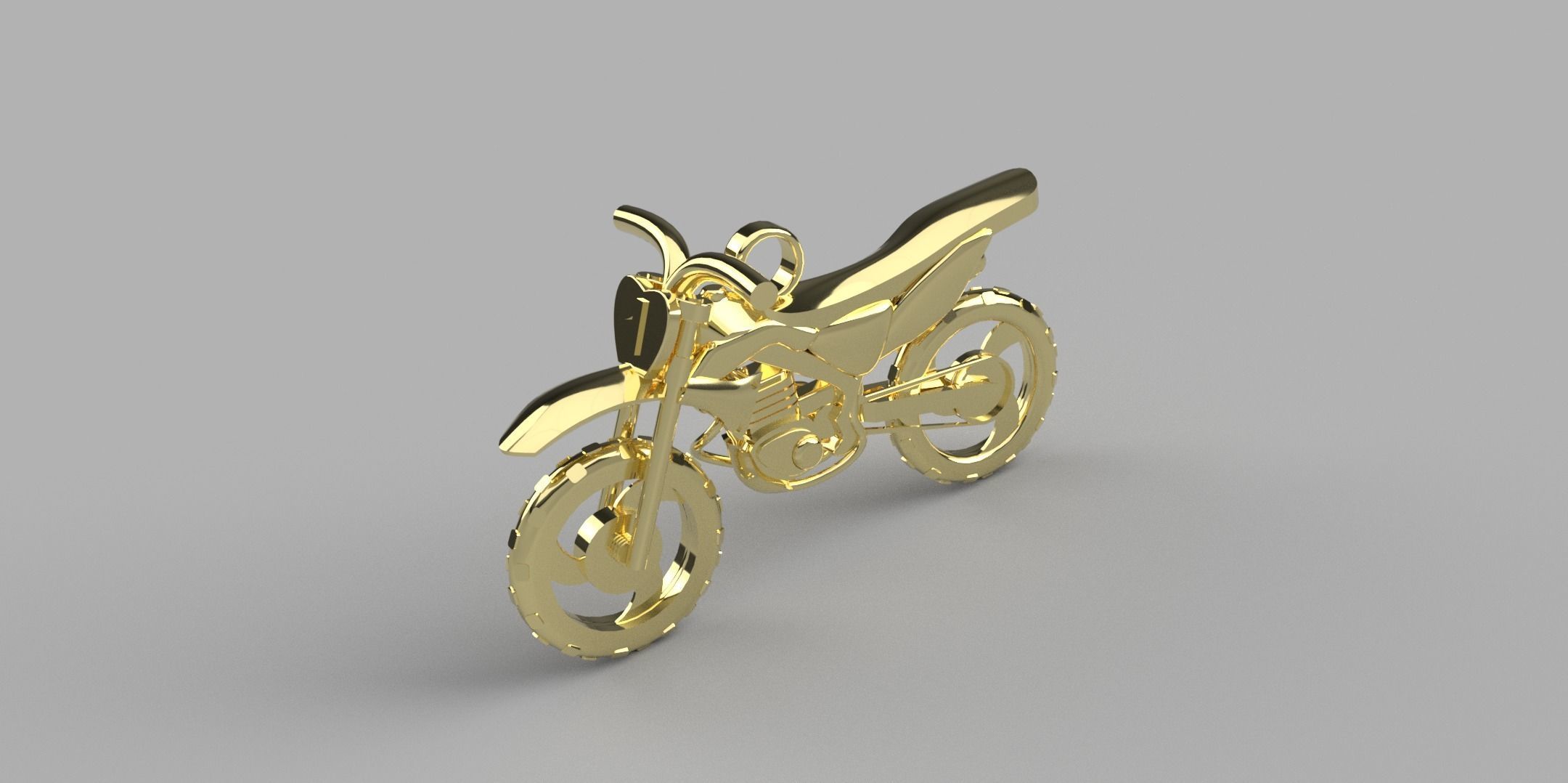 Scrambler dirt bike 3D model 3D printable | CGTrader