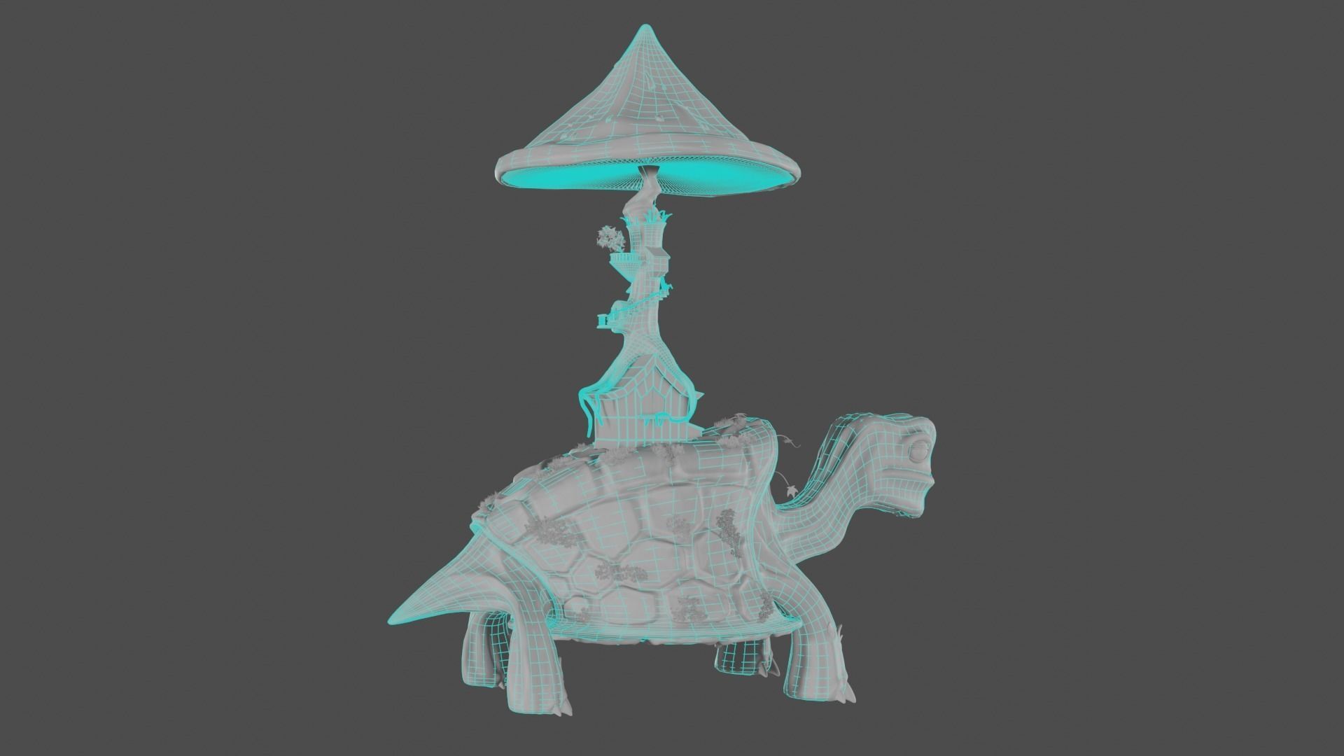 3D model Giant Turtle low and high poly mesh VR / AR / low-poly | CGTrader