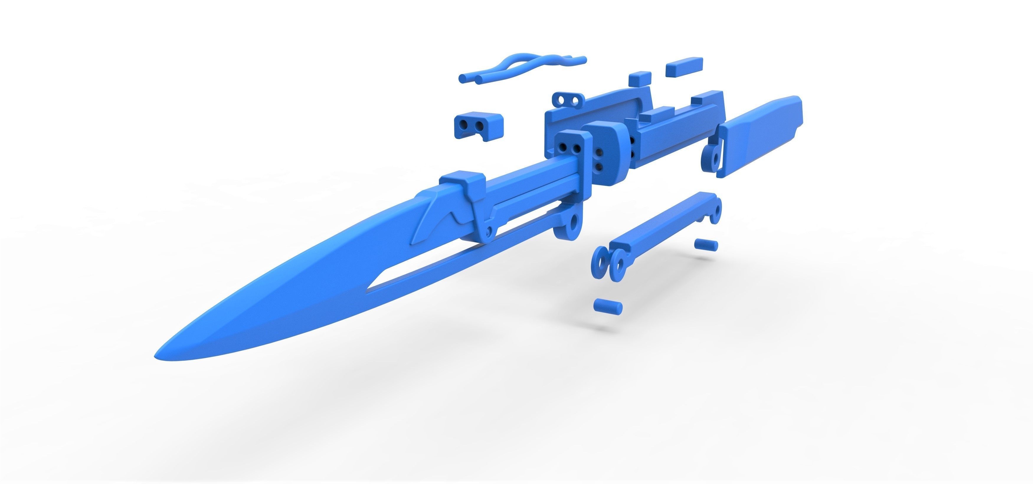 Concept Vibroblade of Mandalorian 3D model 3D printable | CGTrader