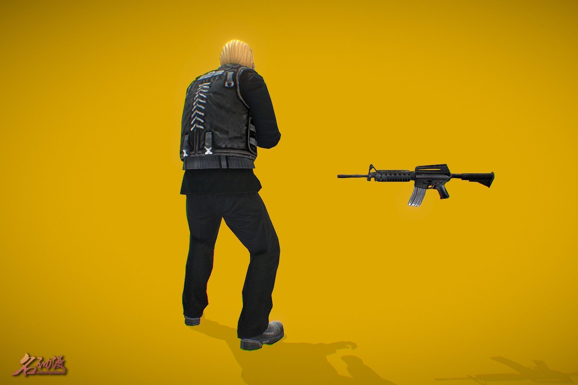 3D model Battle Royale Robber VR / AR / low-poly | CGTrader
