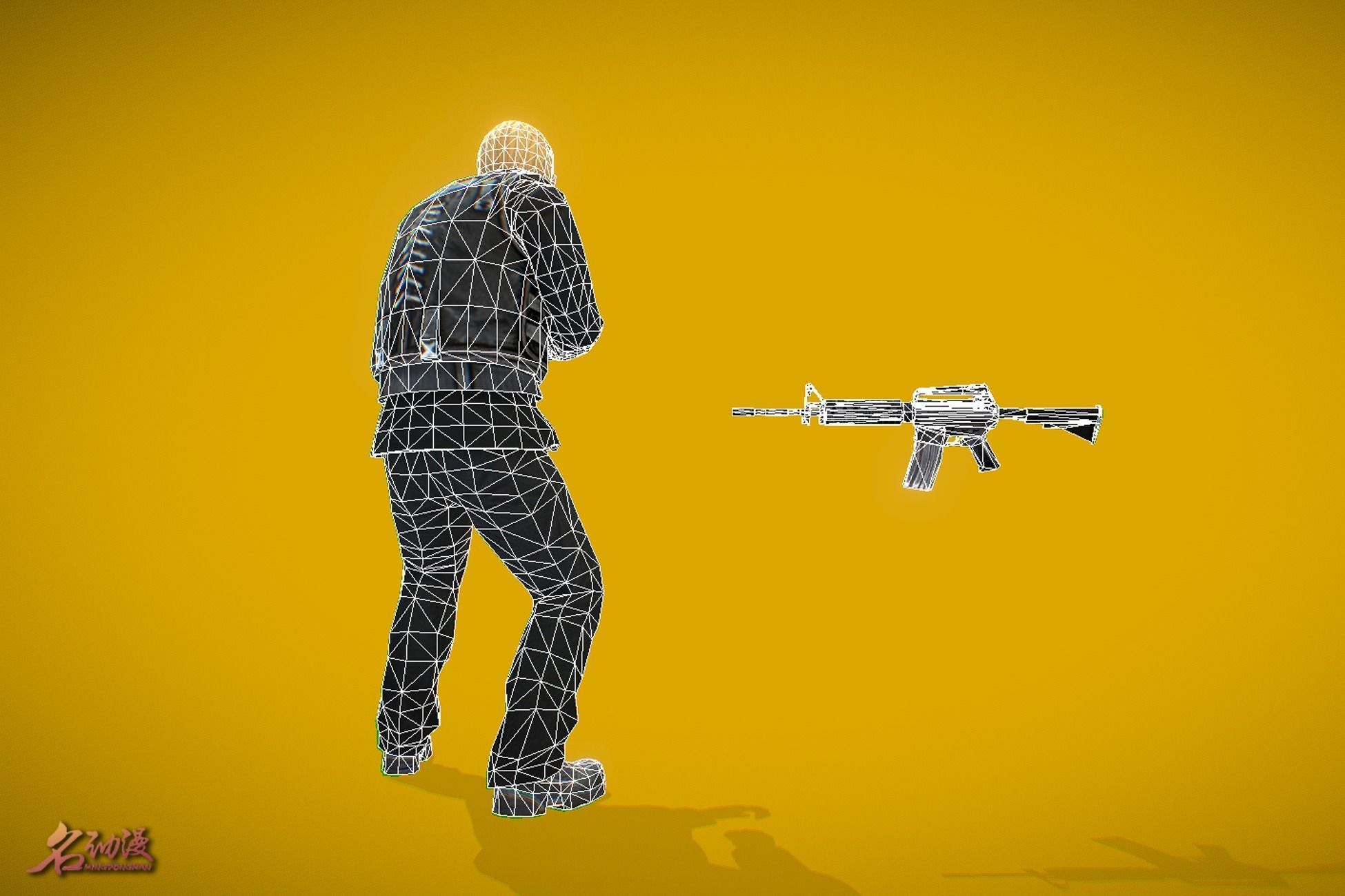 3D model Battle Royale Robber VR / AR / low-poly | CGTrader