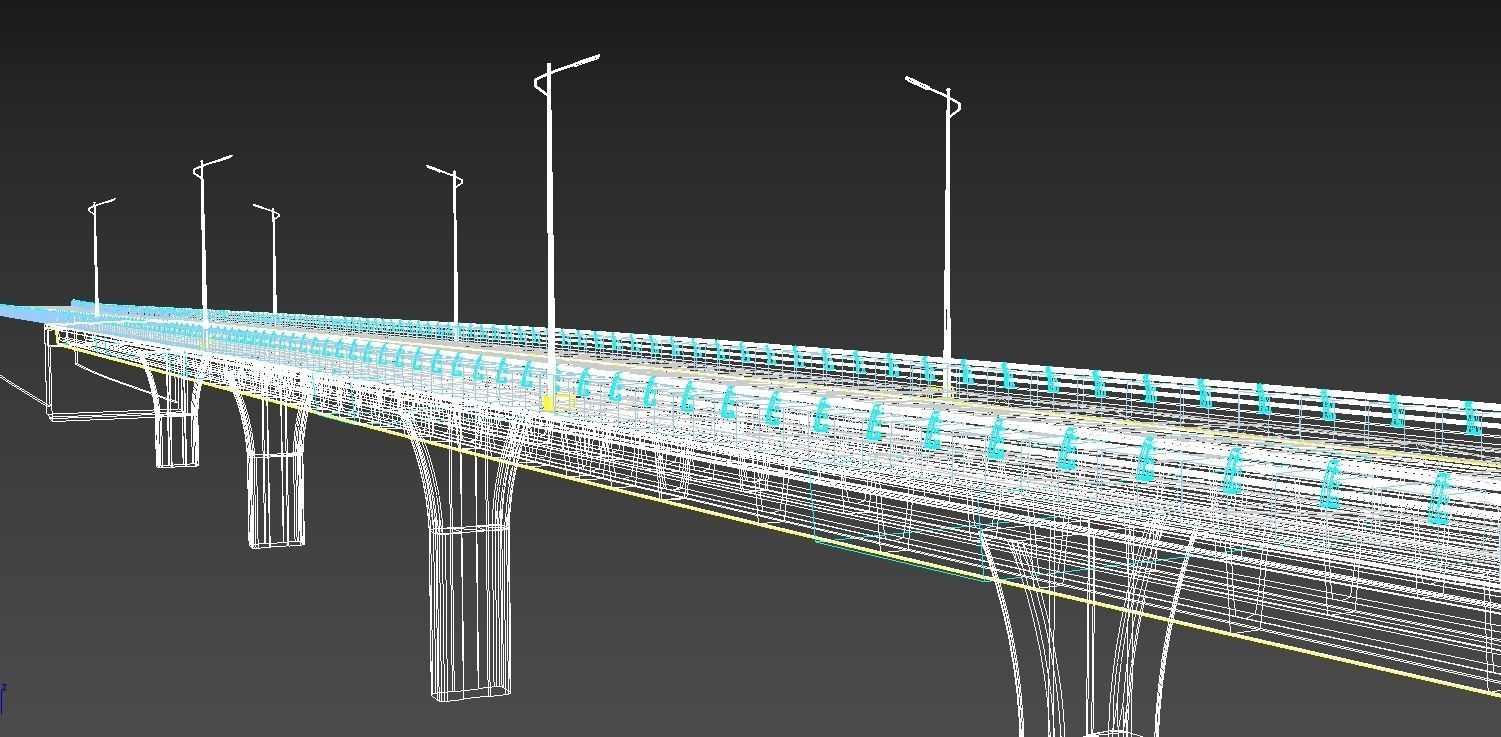 Full detailed Bridge model free 3D model | CGTrader