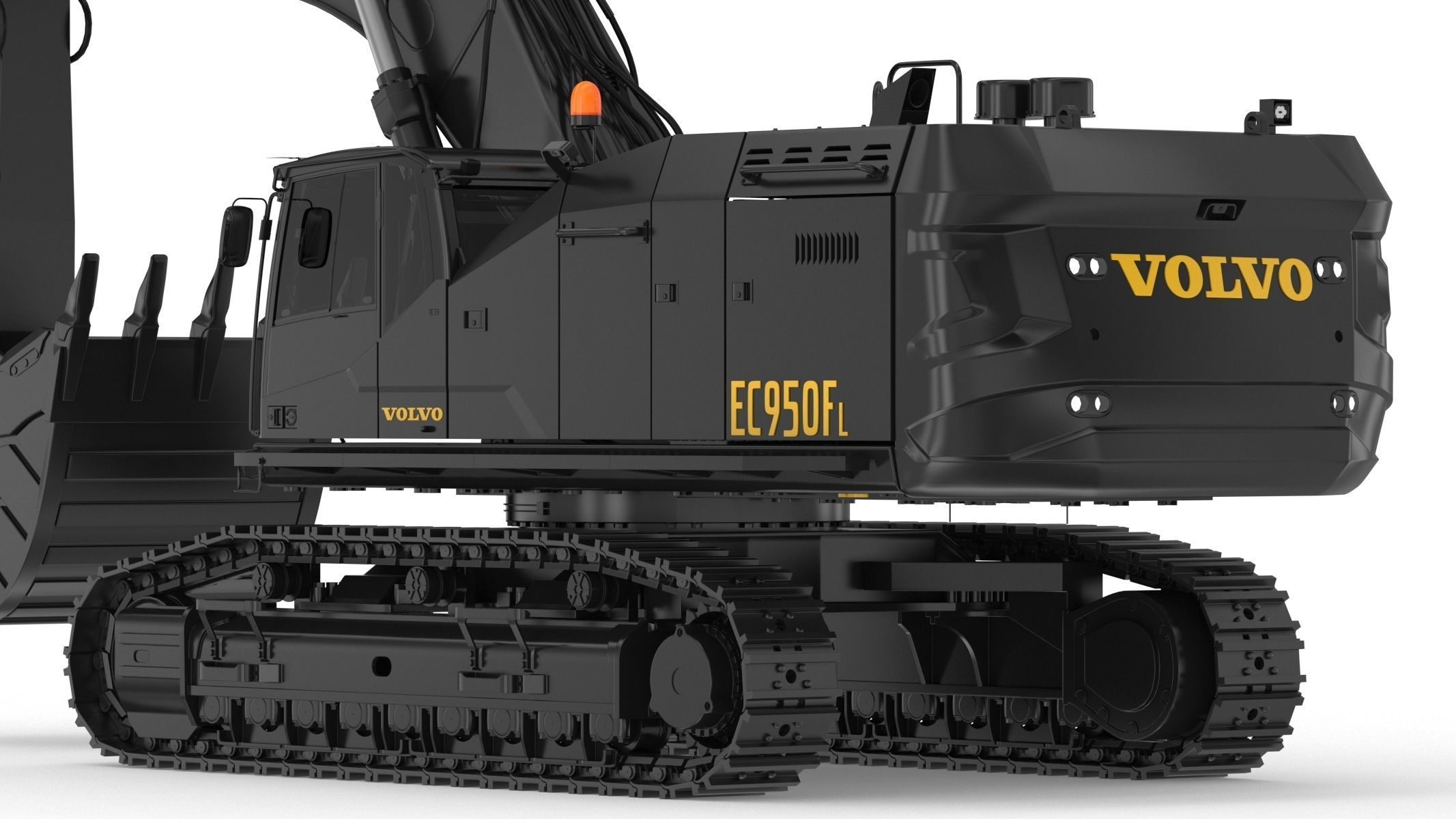 Volvo EC950F 3D model | CGTrader