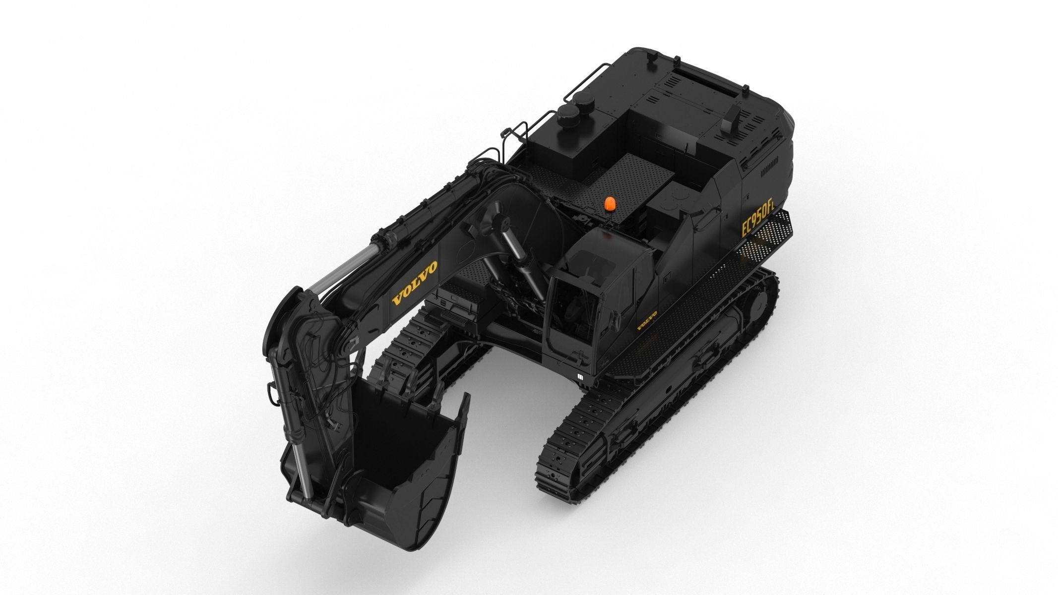 Volvo EC950F 3D model | CGTrader