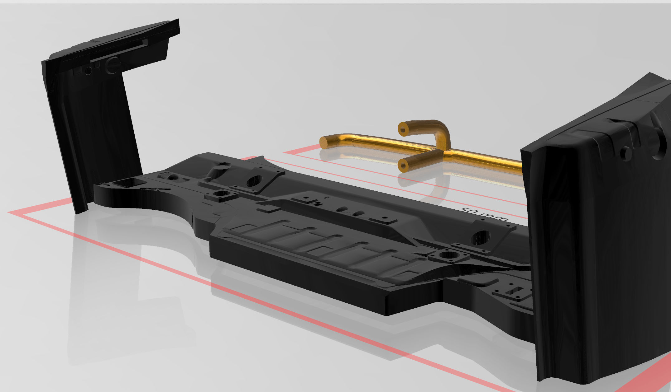 Silvia and Skyline bumperless RC 3D model 3D printable | CGTrader