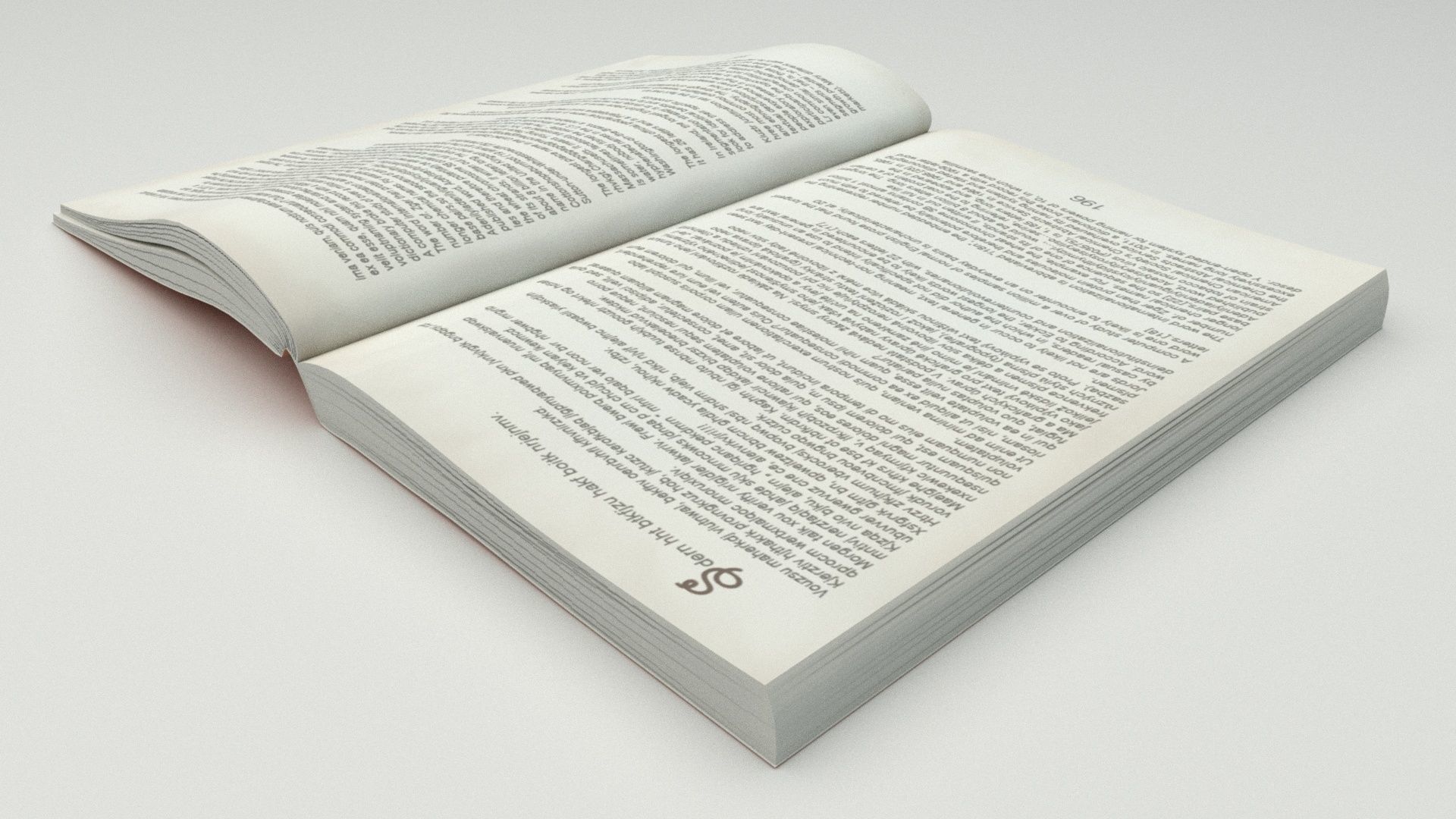 3D model softcover open book VR / AR / low-poly | CGTrader