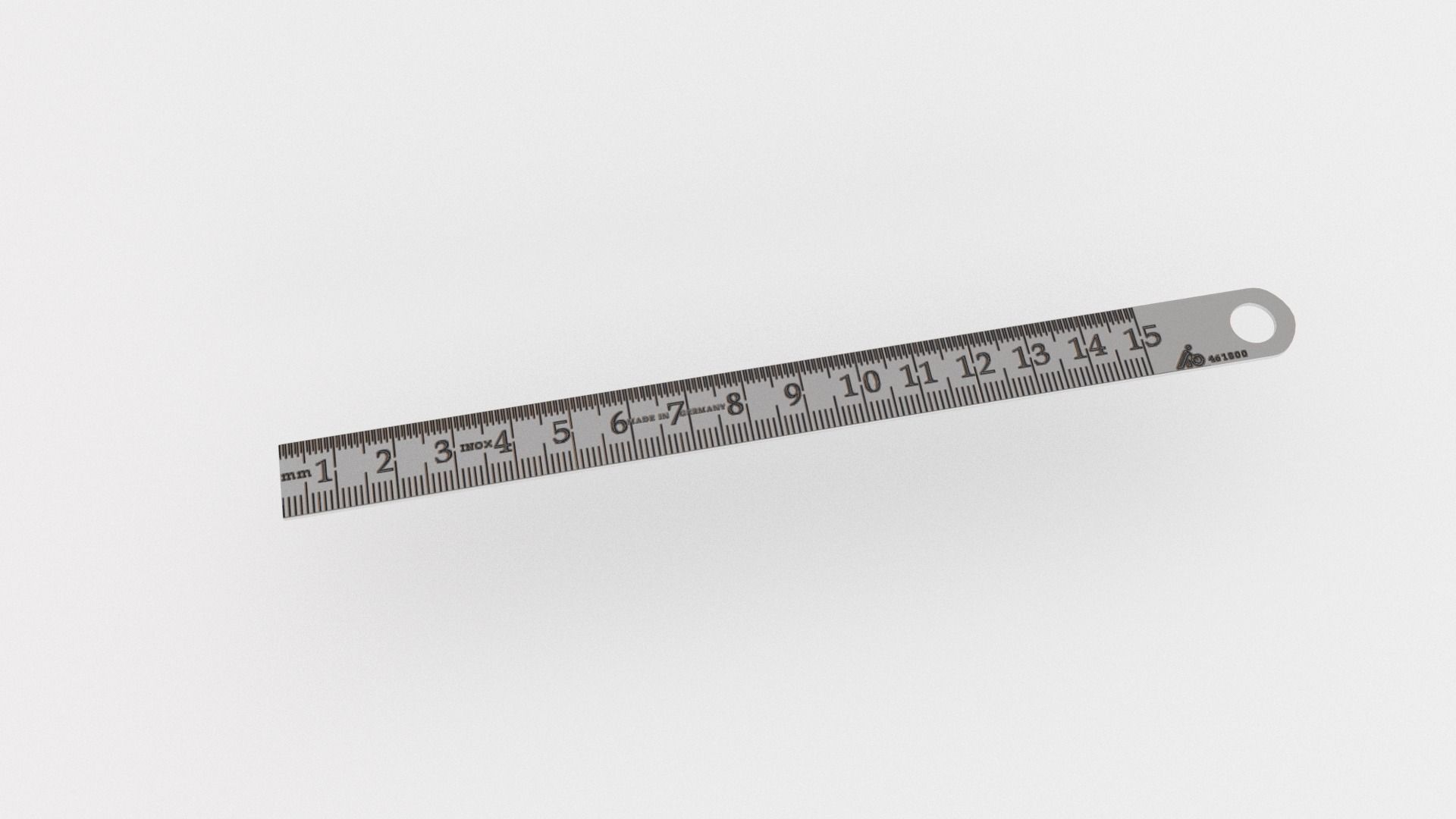 Steel Ruler free 3D model | CGTrader