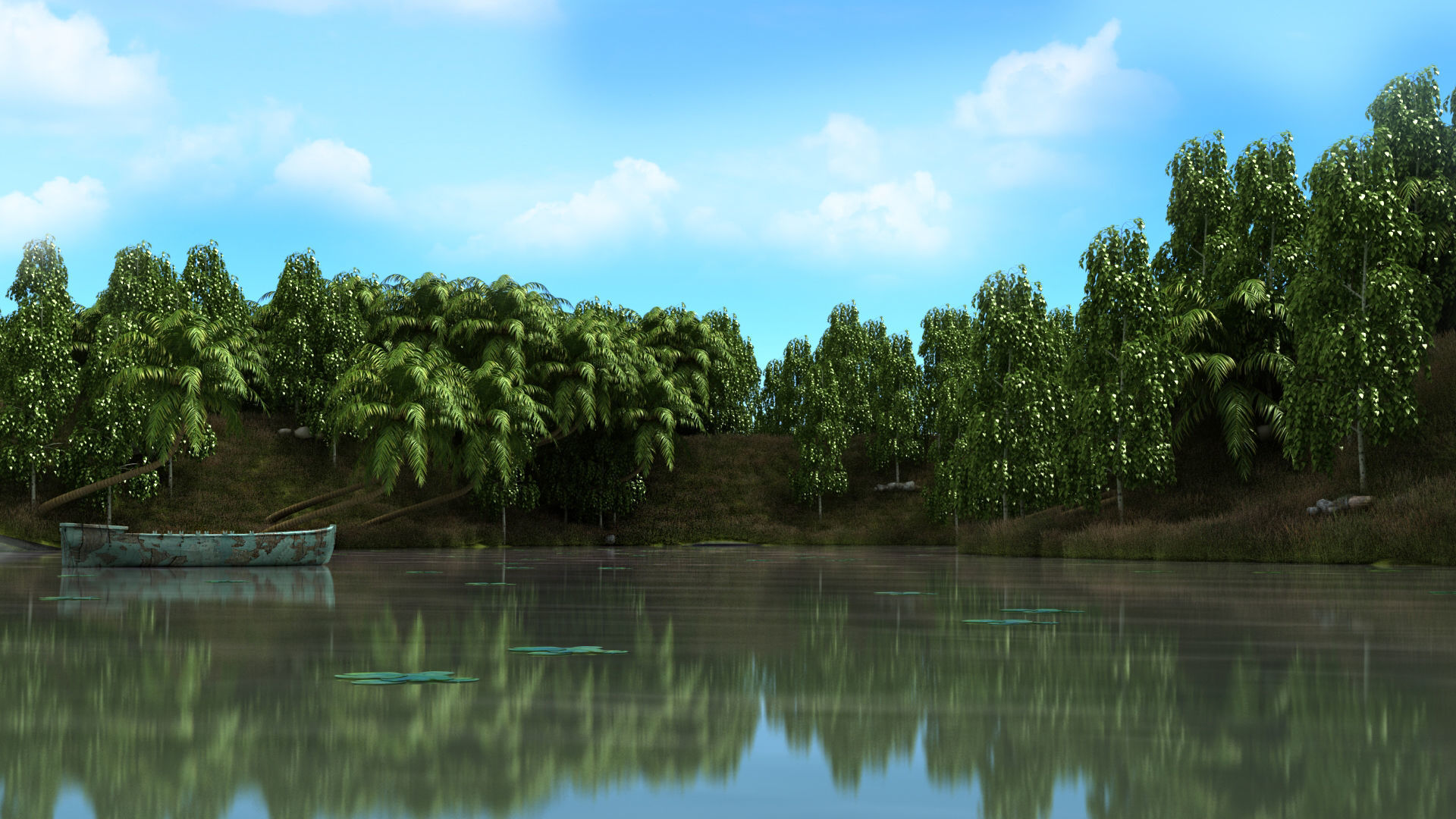 Pond VIEW free 3D model | CGTrader