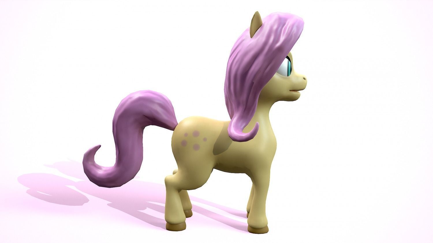 3D model cartoon pony aeris VR / AR / low-poly rigged animated | CGTrader