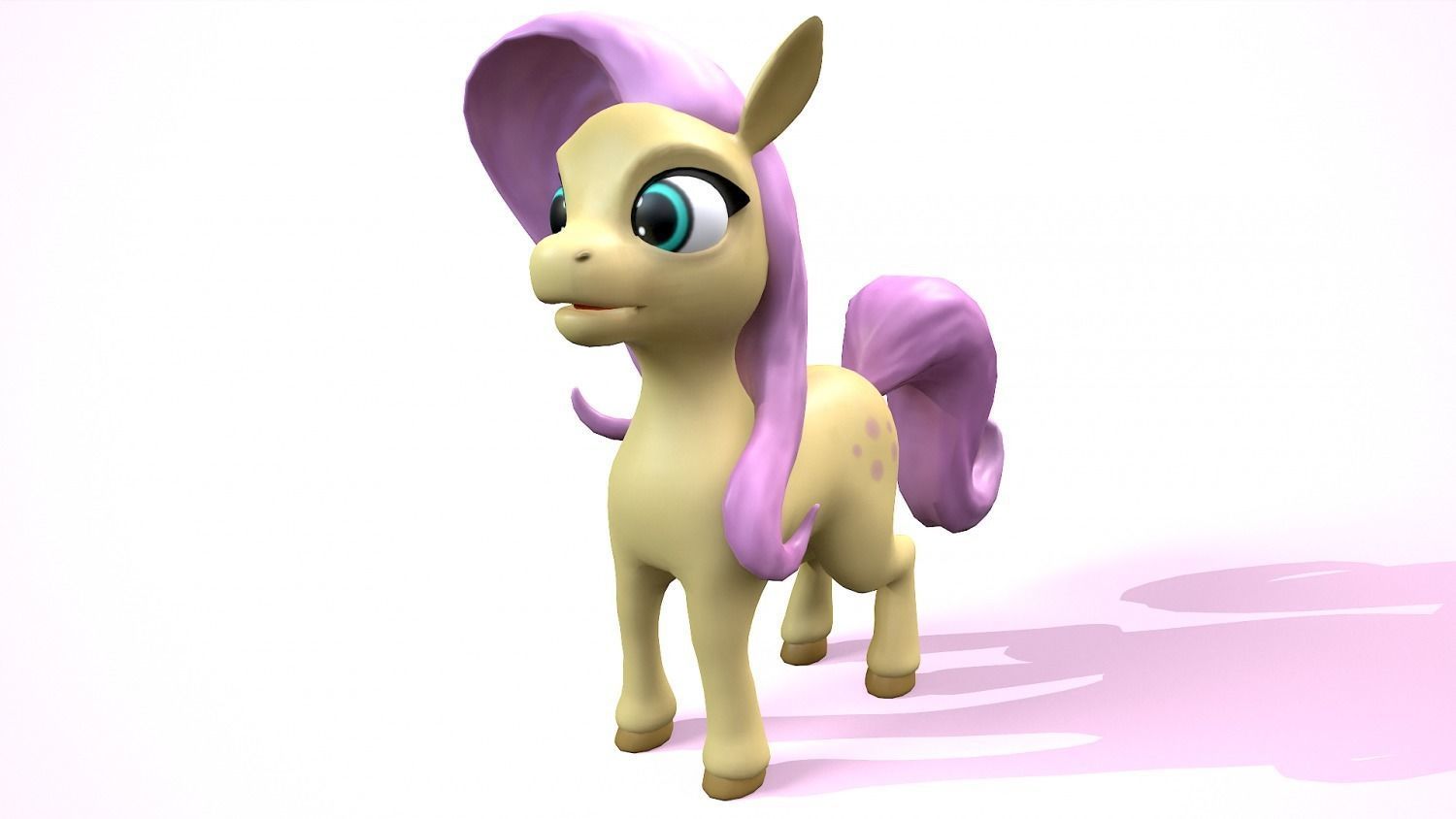 3D model cartoon pony aeris VR / AR / low-poly rigged animated | CGTrader