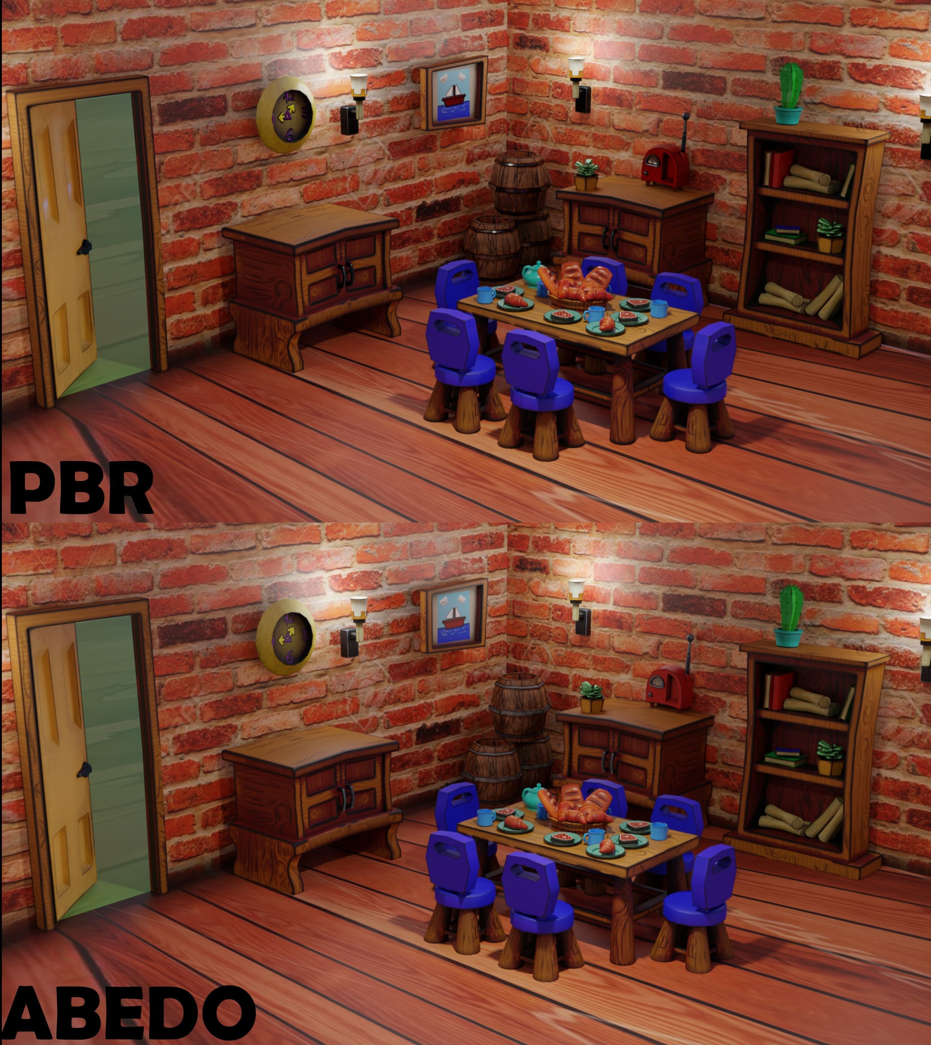 3D model assets for video games cartoon style VR / AR / low-poly | CGTrader