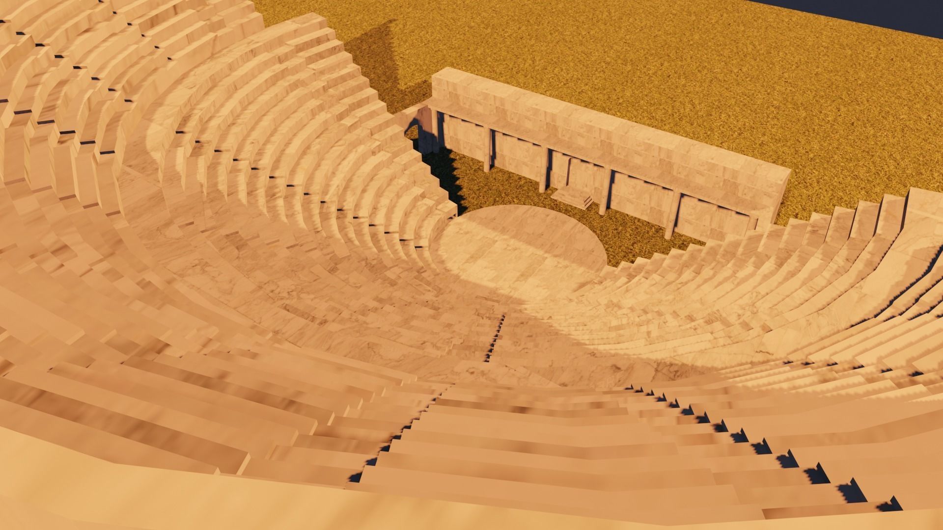 Ancient Greek Theatre 3D model | CGTrader