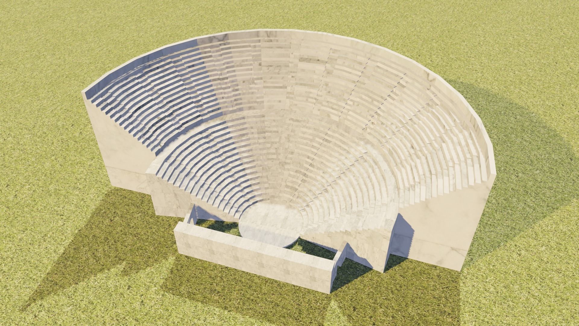 Ancient Greek Theatre 3D model | CGTrader