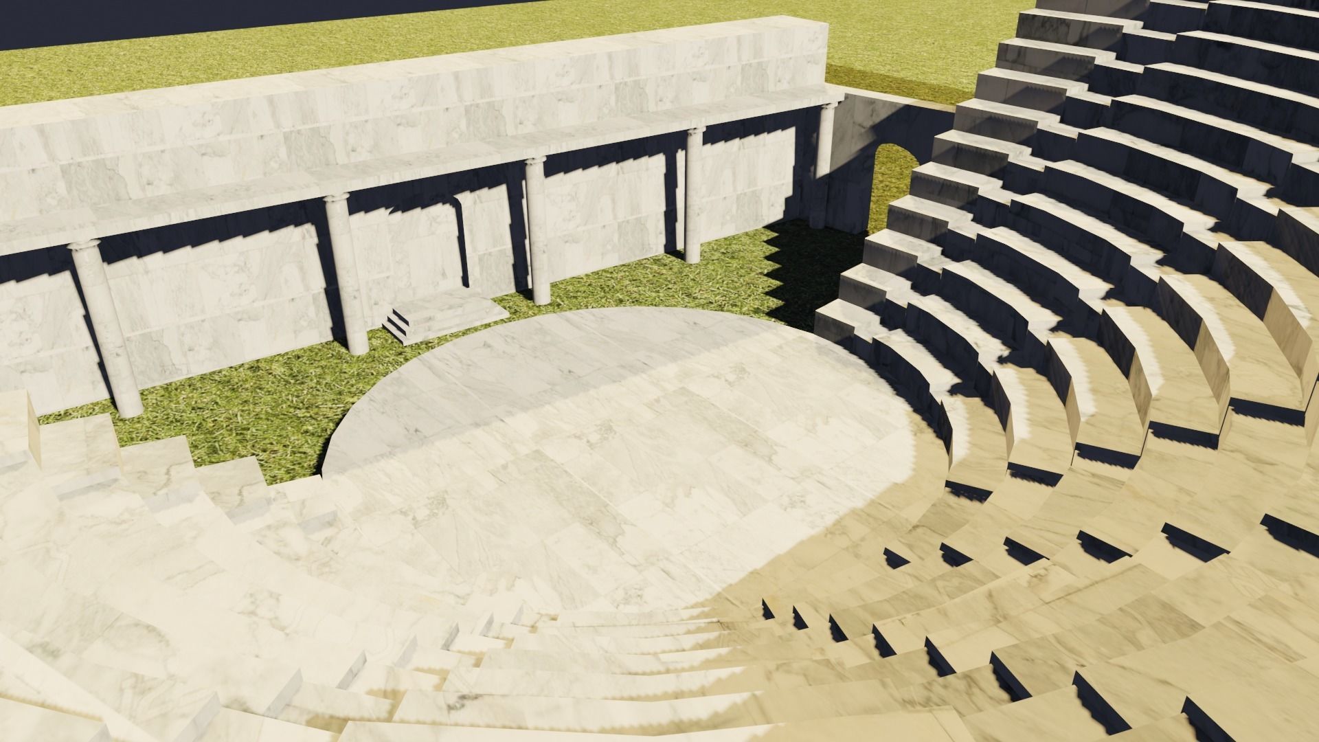 Ancient Greek Theatre 3D model | CGTrader