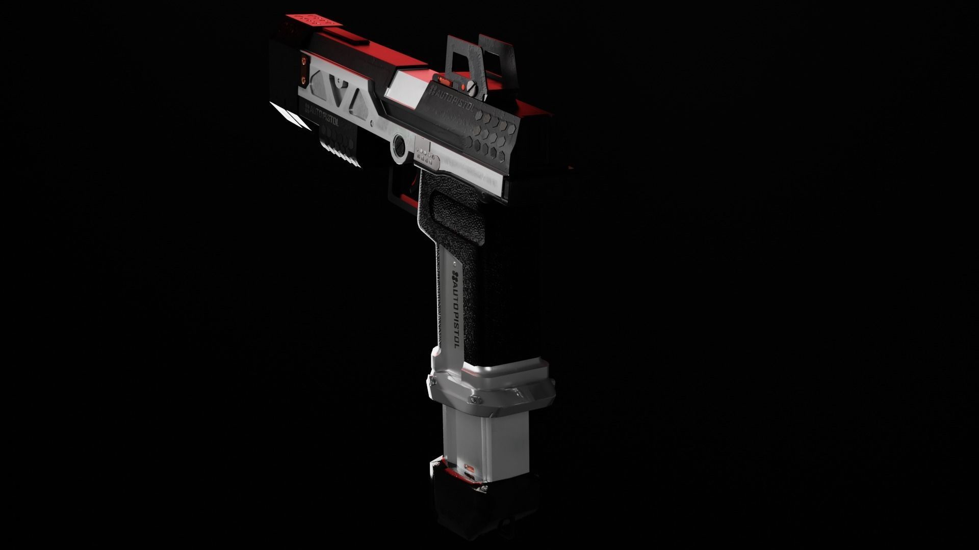 3D model RE-45 Pistol Apex Legends VR / AR / low-poly | CGTrader