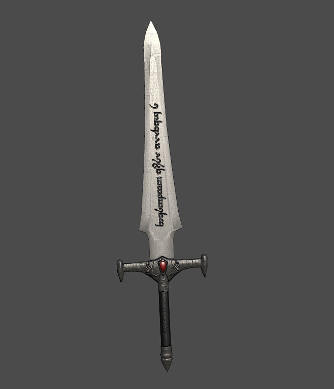 3D model Low poly sword game model VR / AR / low-poly | CGTrader