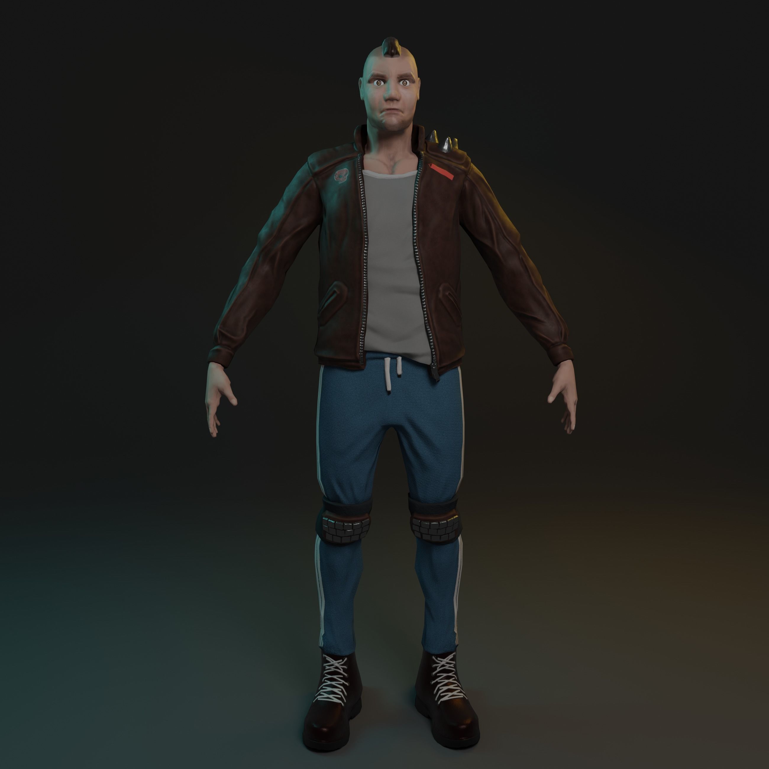 Body criminal man 3d model free VR / AR / low-poly 3D model | CGTrader