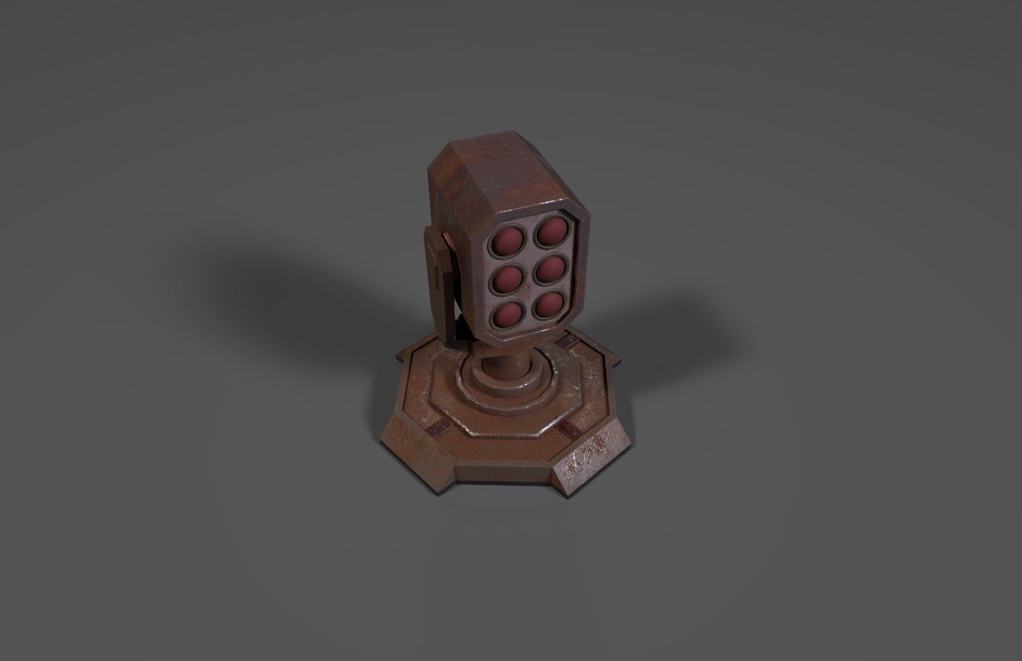 3D model Simple tower-defense missile turret VR / AR / low-poly | CGTrader