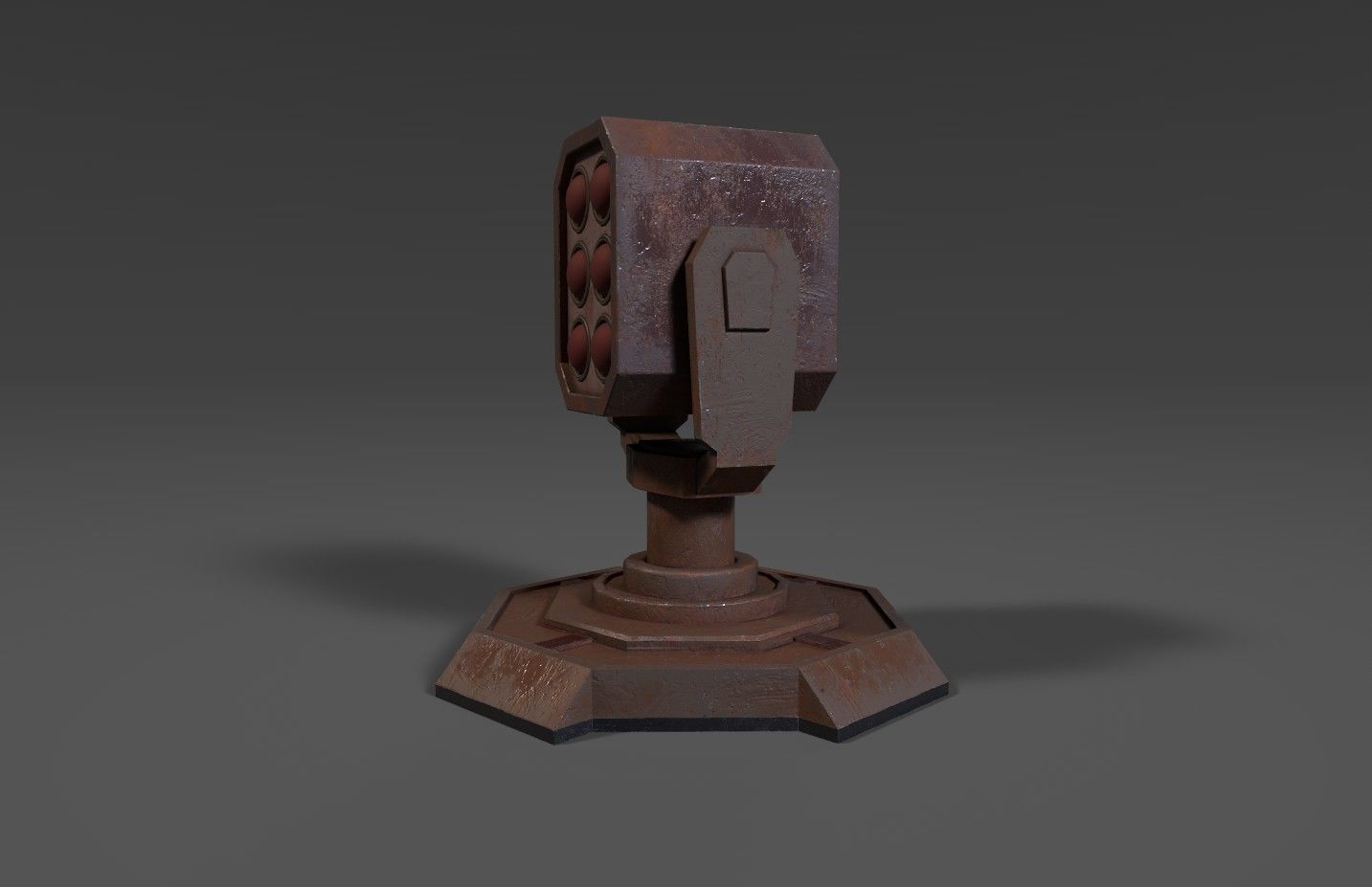 3D model Simple tower-defense missile turret VR / AR / low-poly | CGTrader