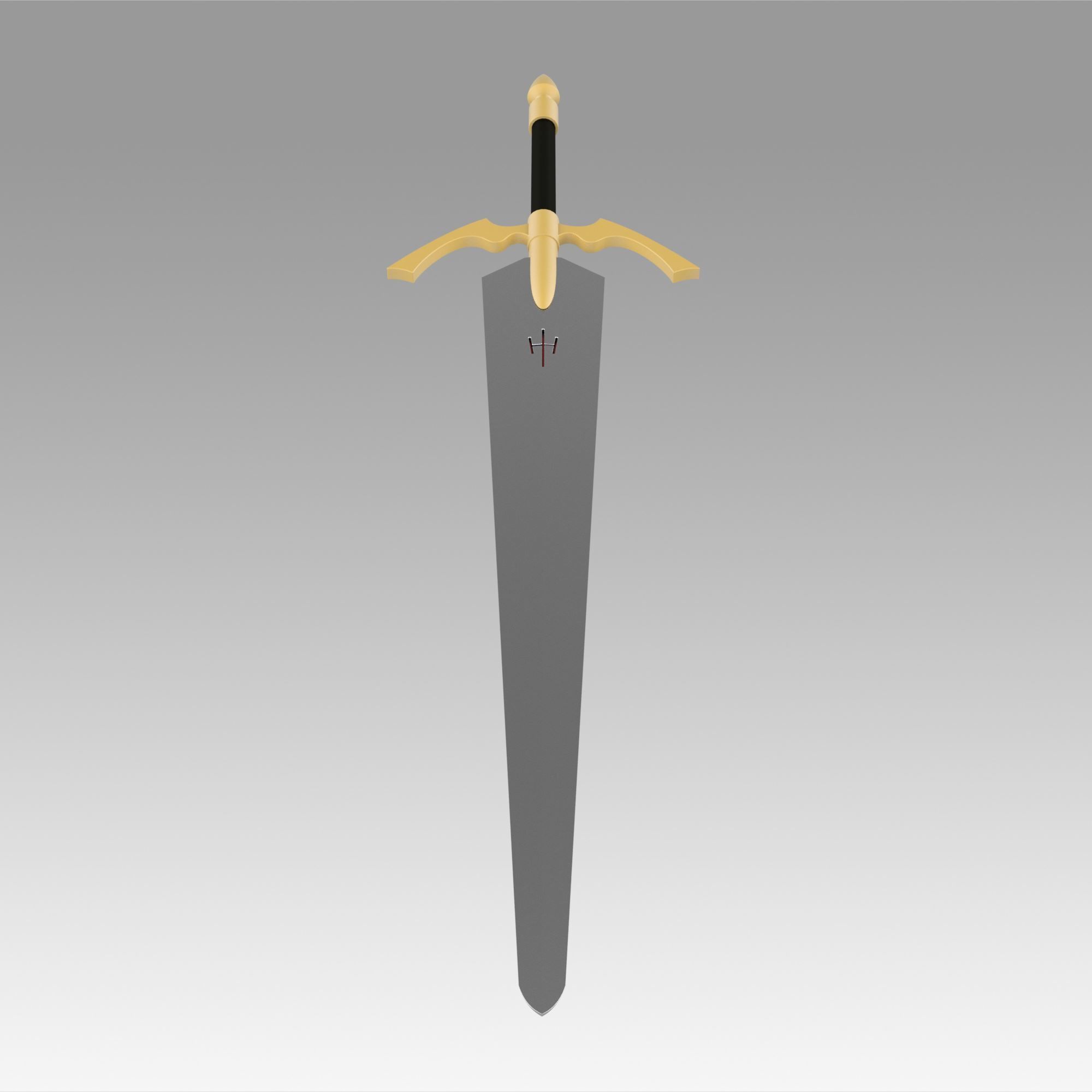Claymore Sophia Sword Cosplay Weapon Prop 3D model 3D printable | CGTrader