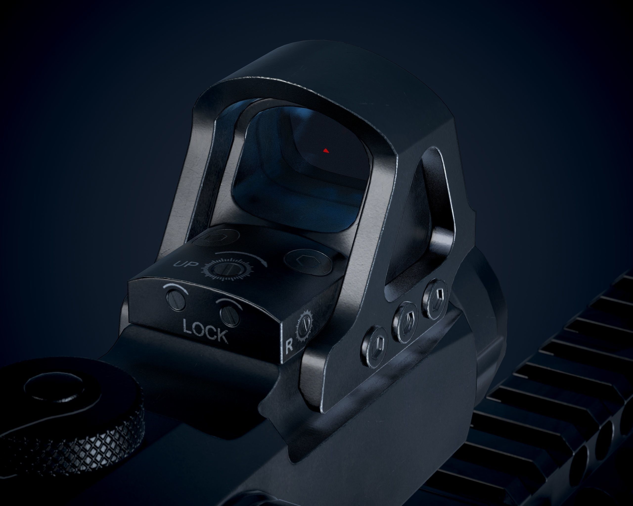 3D model Leupold mark 4 HAMR Scope VR / AR / low-poly | CGTrader