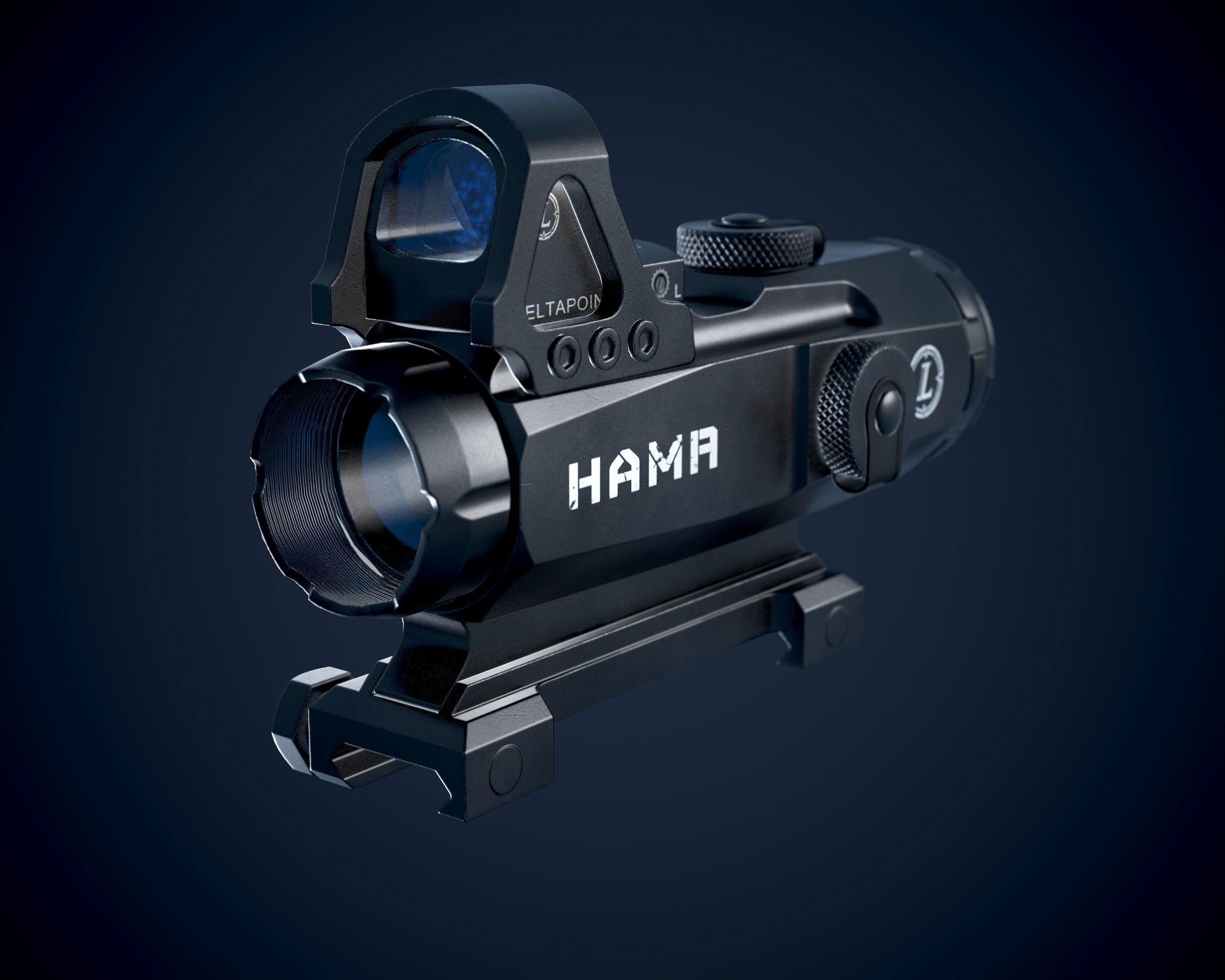 3D model Leupold mark 4 HAMR Scope VR / AR / low-poly | CGTrader