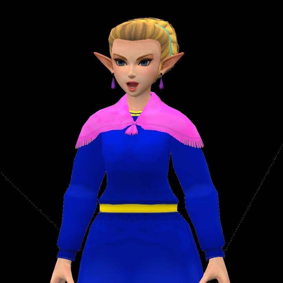 Links Mother Ocarina of Time Model free VR / AR / low-poly 3D model ...