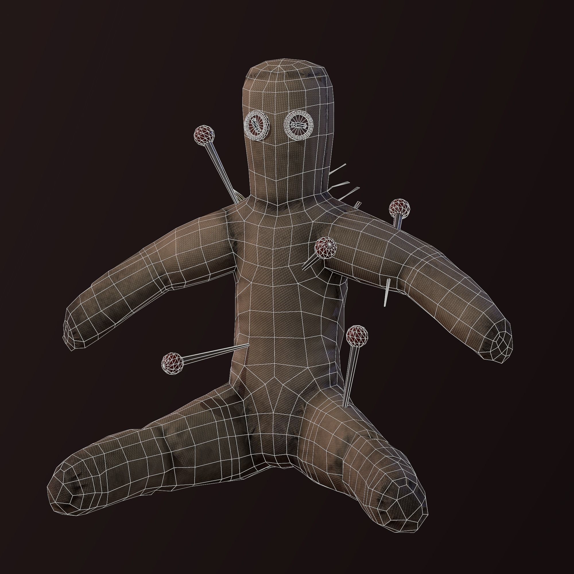 3D model Voodoo Doll VR / AR / low-poly | CGTrader