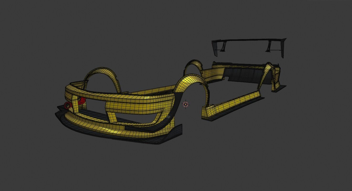 G-Corporation FLASH JZX100 Chaser Body Kit 3D model | CGTrader