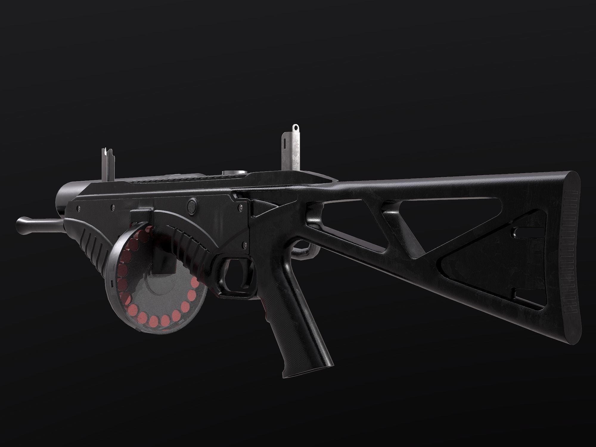 3D model FN303 - Non Lethal weapon - Paintball VR / AR / low-poly ...