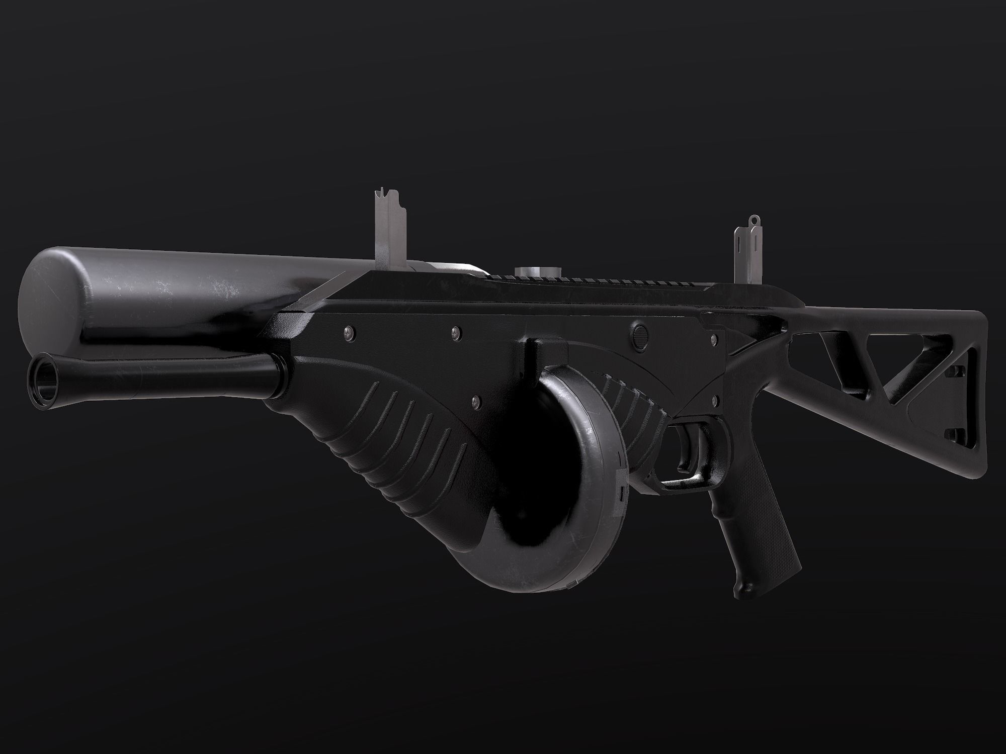 3D model FN303 - Non Lethal weapon - Paintball VR / AR / low-poly ...